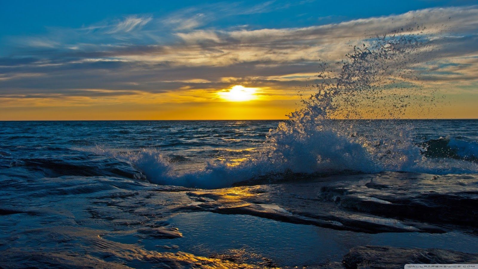 Wave Sunlight Wallpapers - Wallpaper Cave