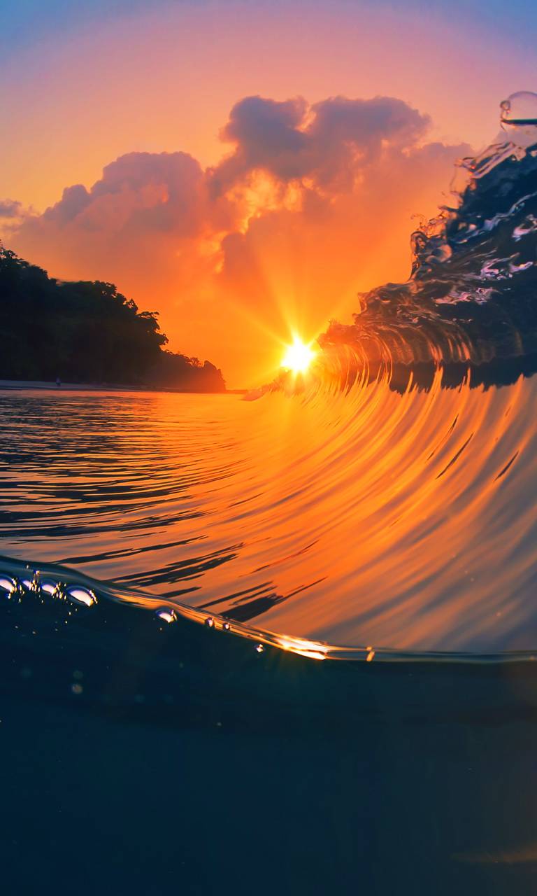Wave Sunlight Wallpapers - Wallpaper Cave