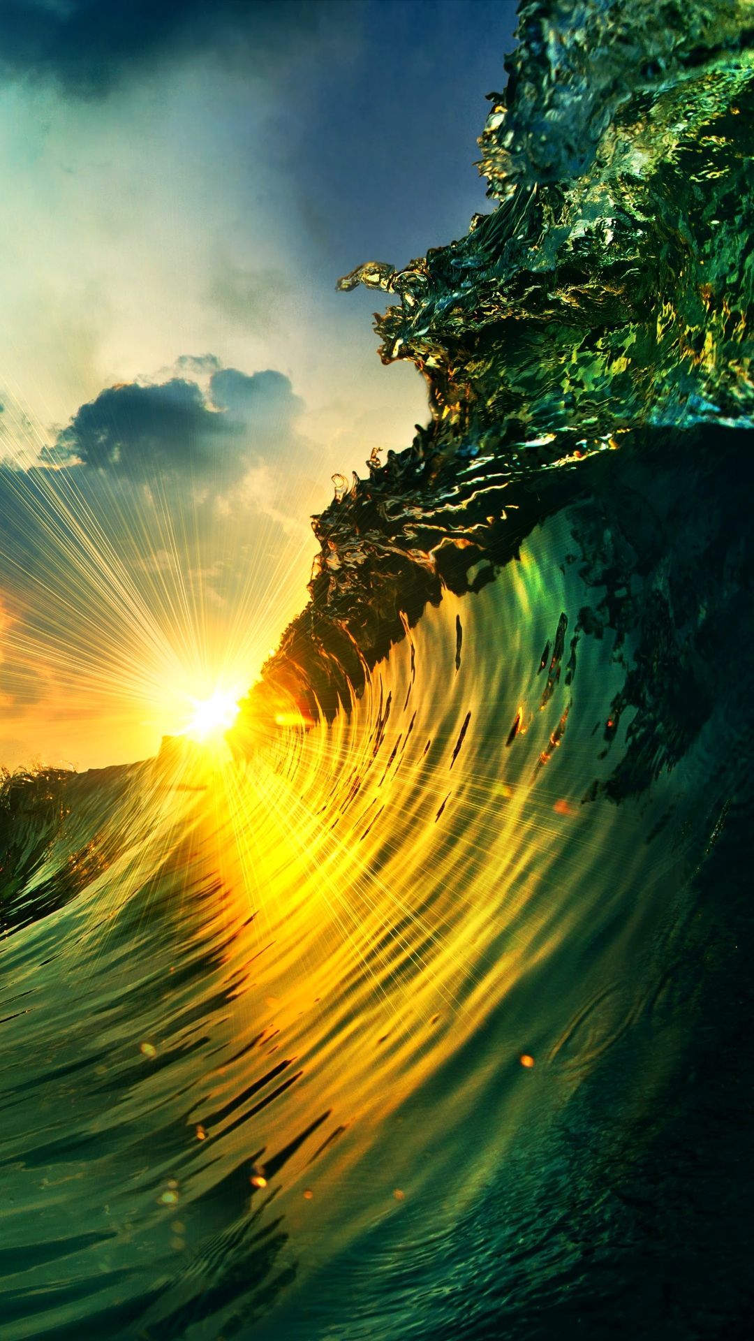 Wave Sunlight Wallpapers - Wallpaper Cave