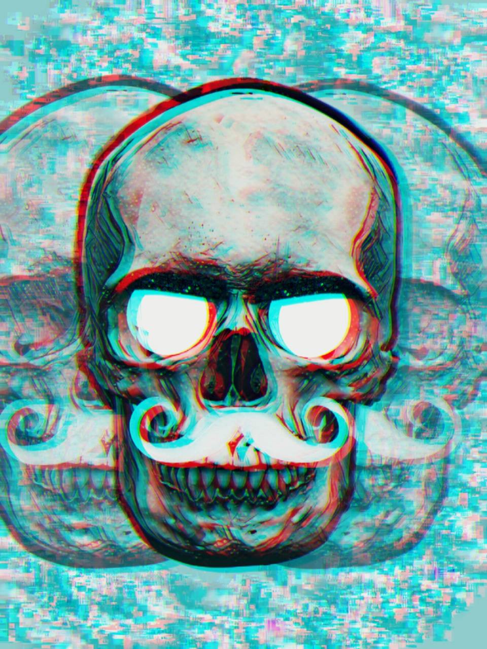 Glitch Skull Wallpapers - Wallpaper Cave