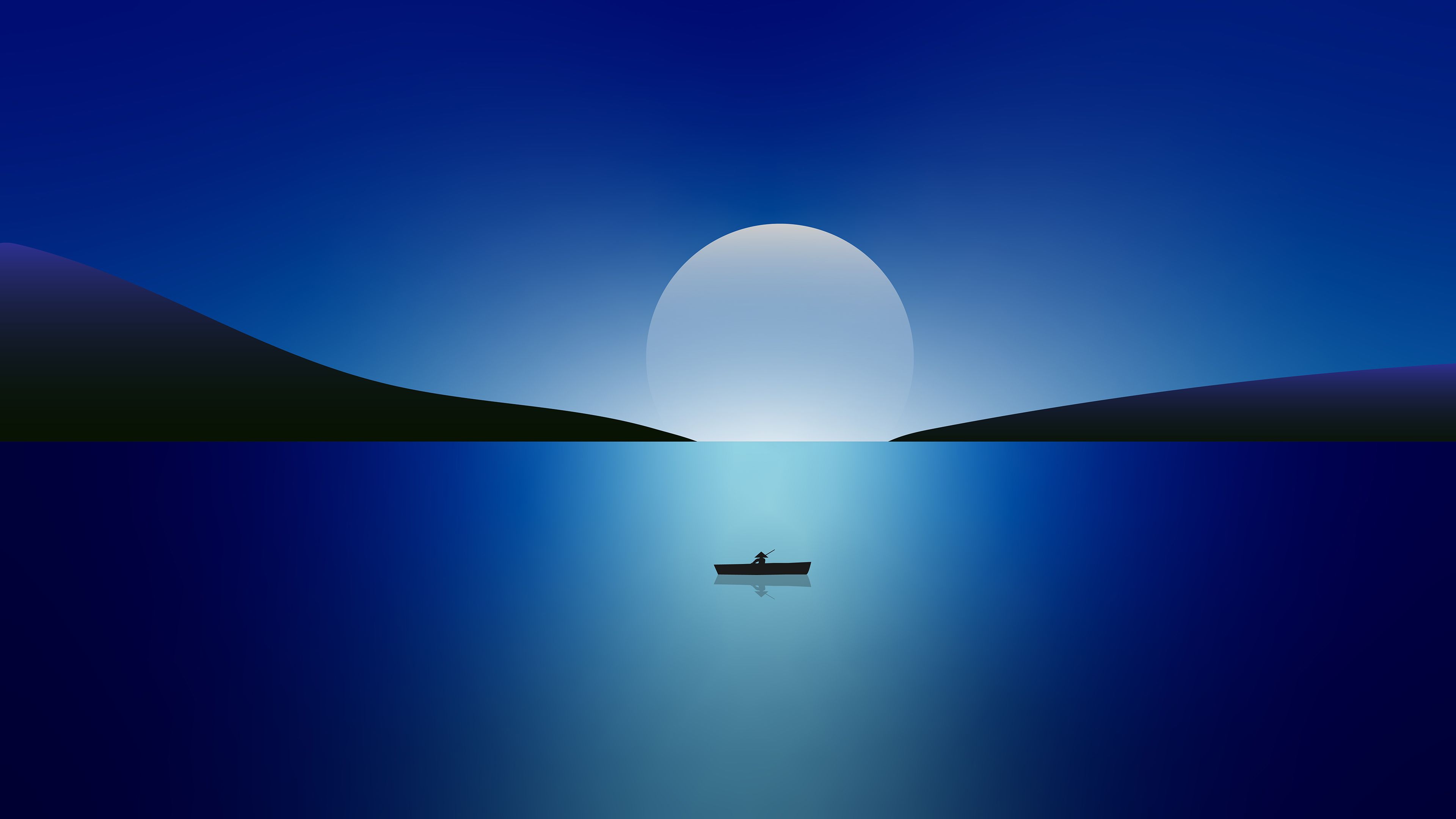 Blue Minimal Desktop 4k Wallpapers - Wallpaper Cave