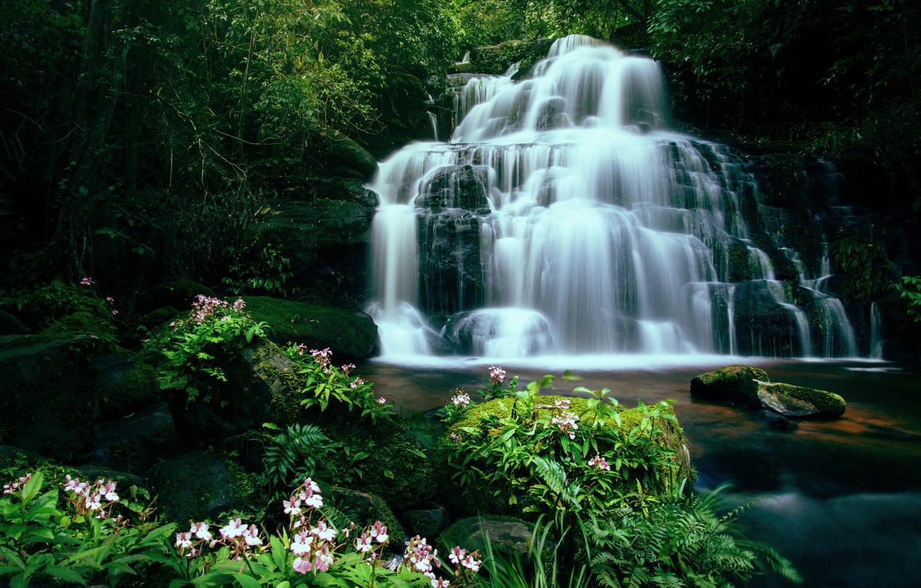 Summer Cascade Wallpapers - Wallpaper Cave