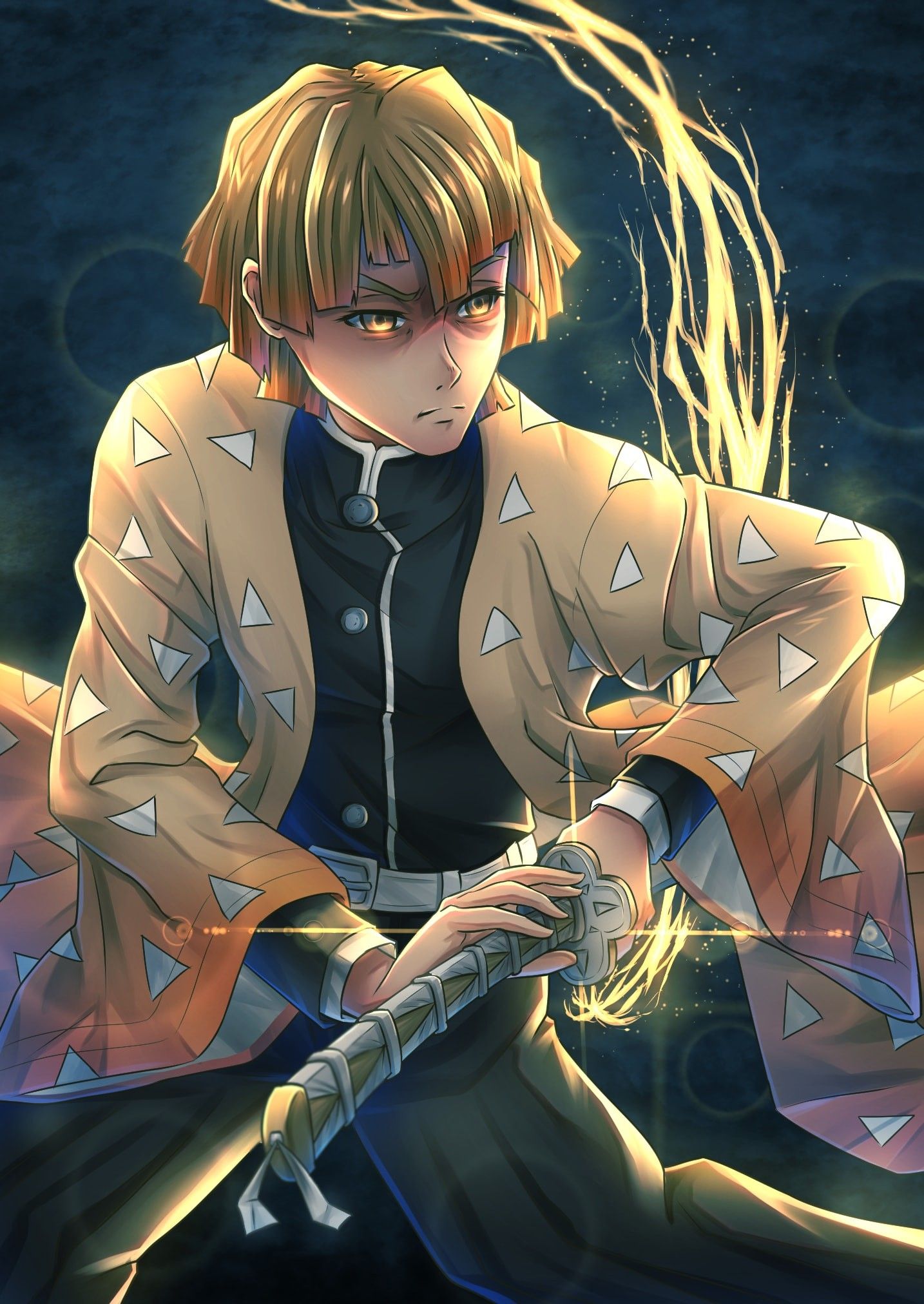 Zenitsu Phone 4k Wallpapers - Wallpaper Cave