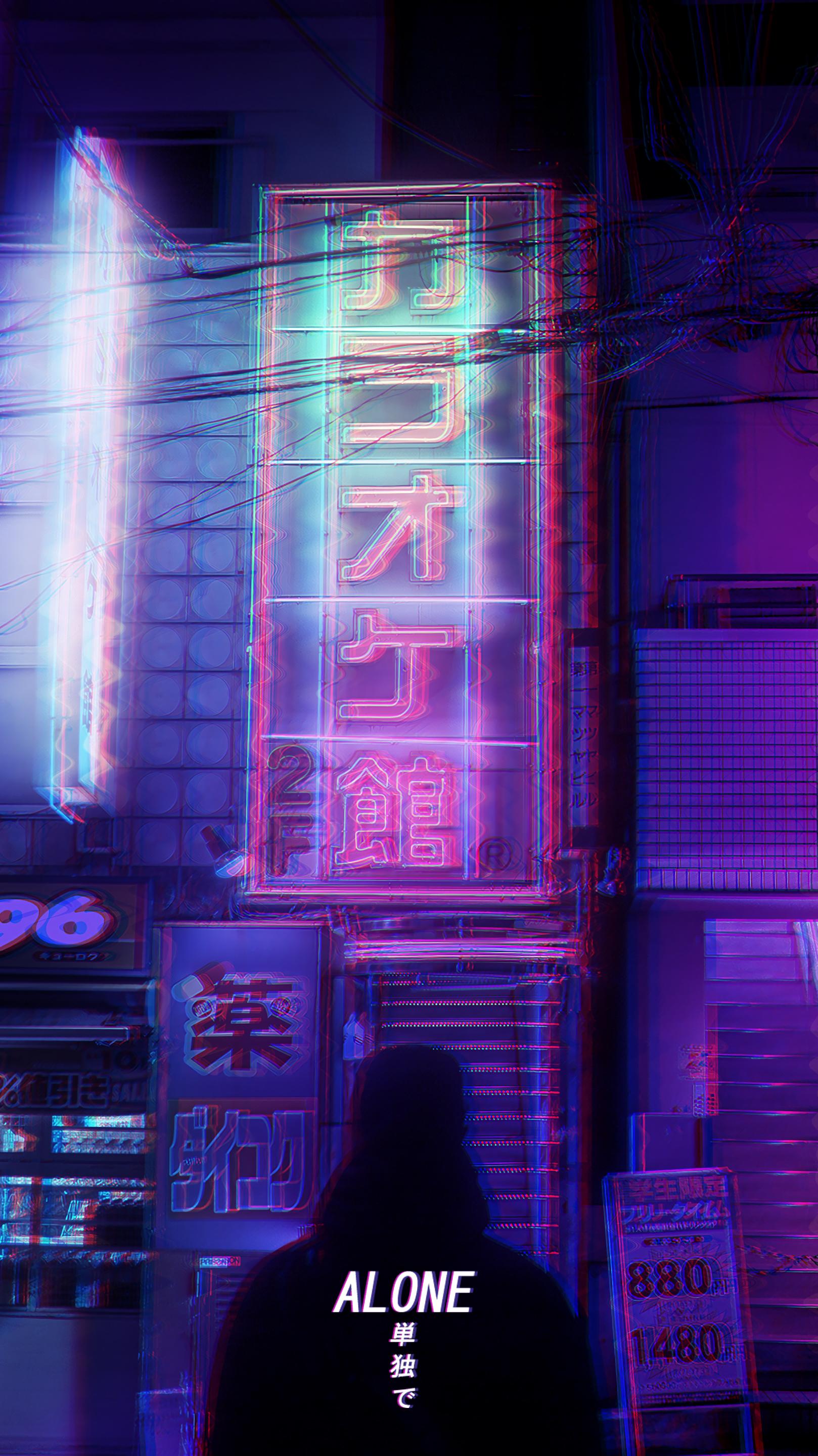 Alone Neon Wallpapers - Wallpaper Cave