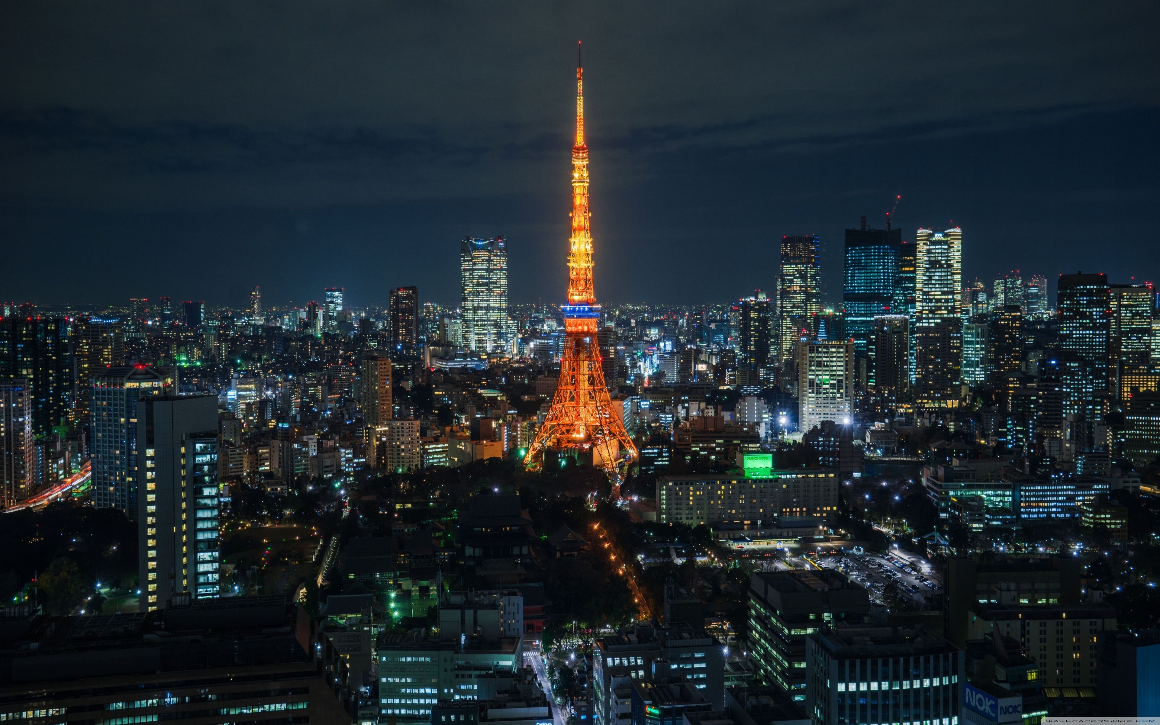 Tokyo Night Time Desktop Wallpapers - Wallpaper Cave