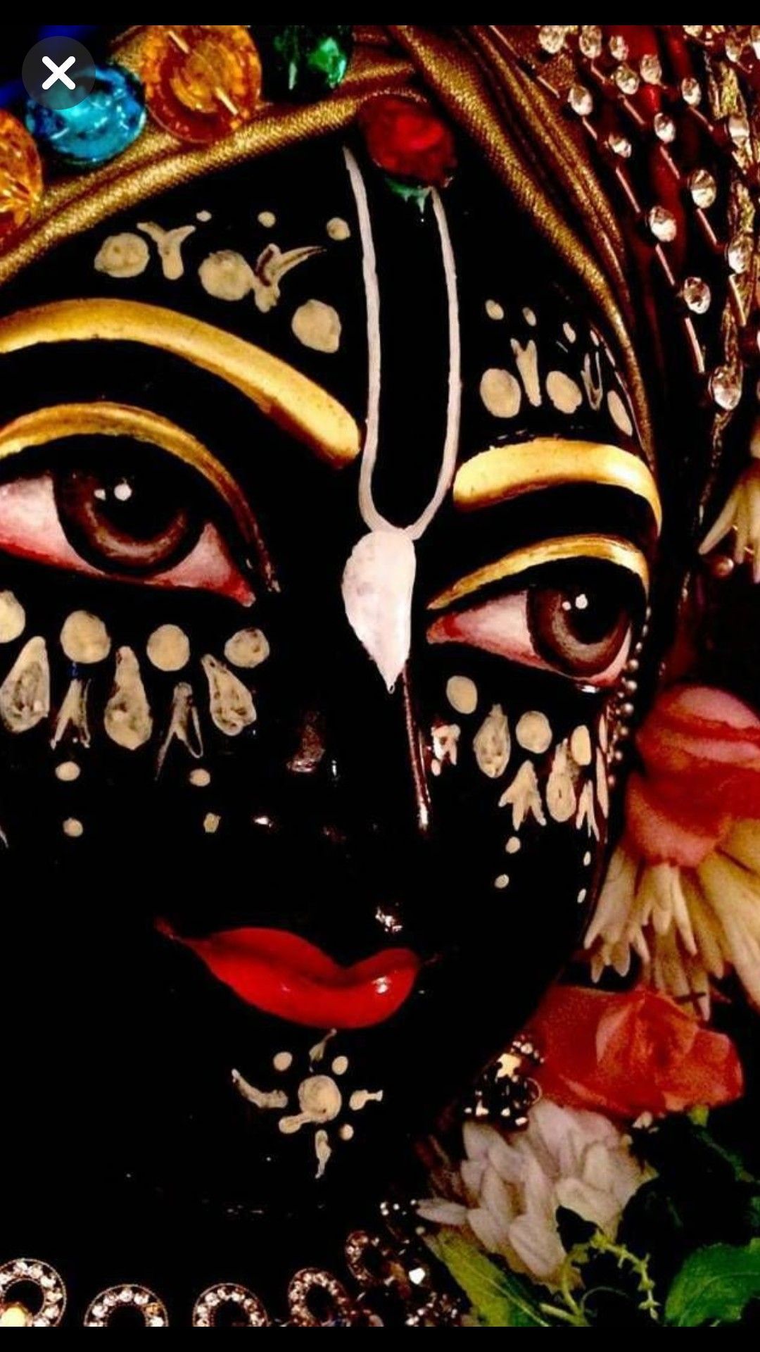 Krishna Face Wallpapers - Wallpaper Cave