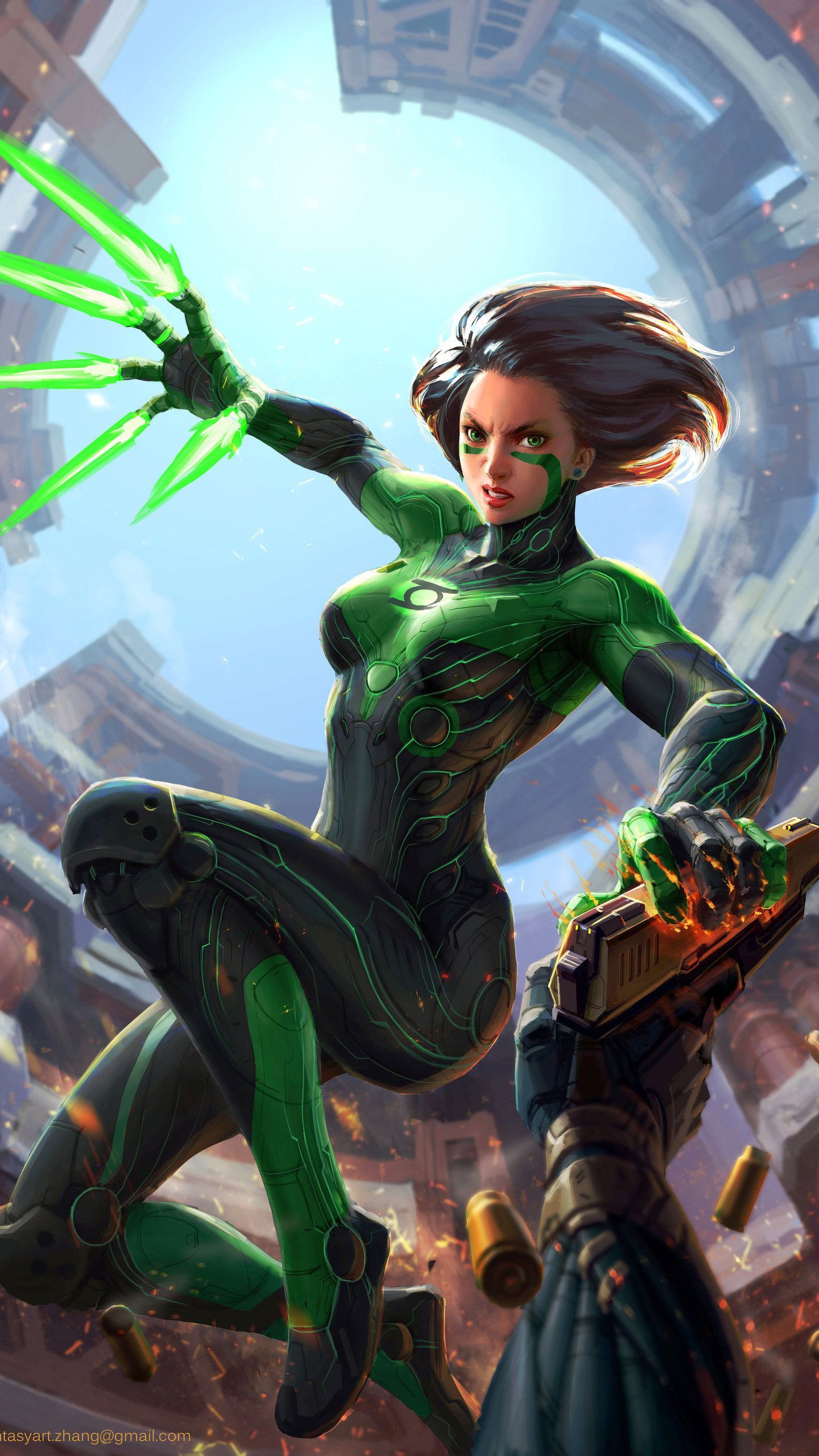 Green Female Superhero Wallpapers - Wallpaper Cave