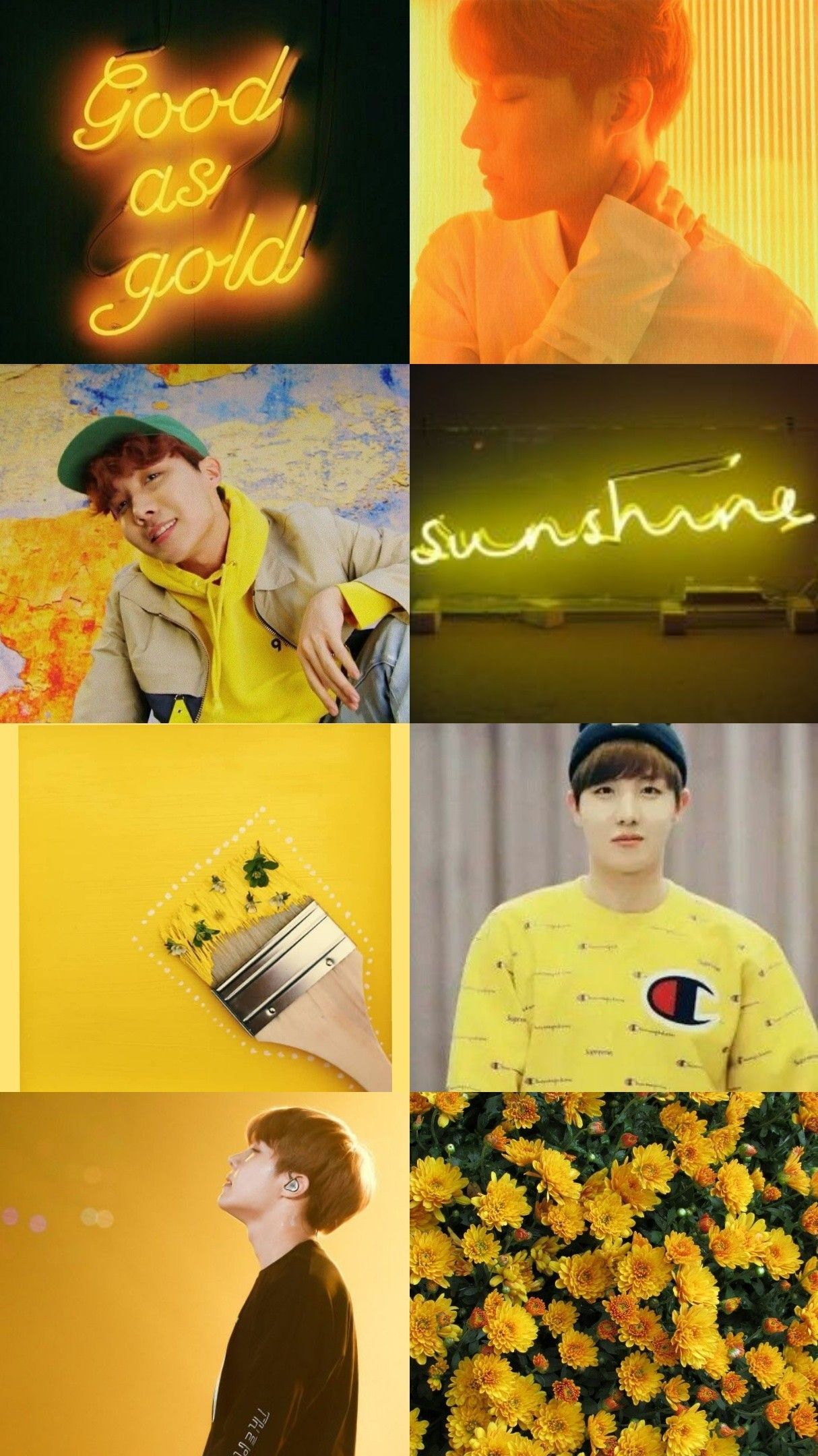 BTS Yellow Wallpapers - Wallpaper Cave