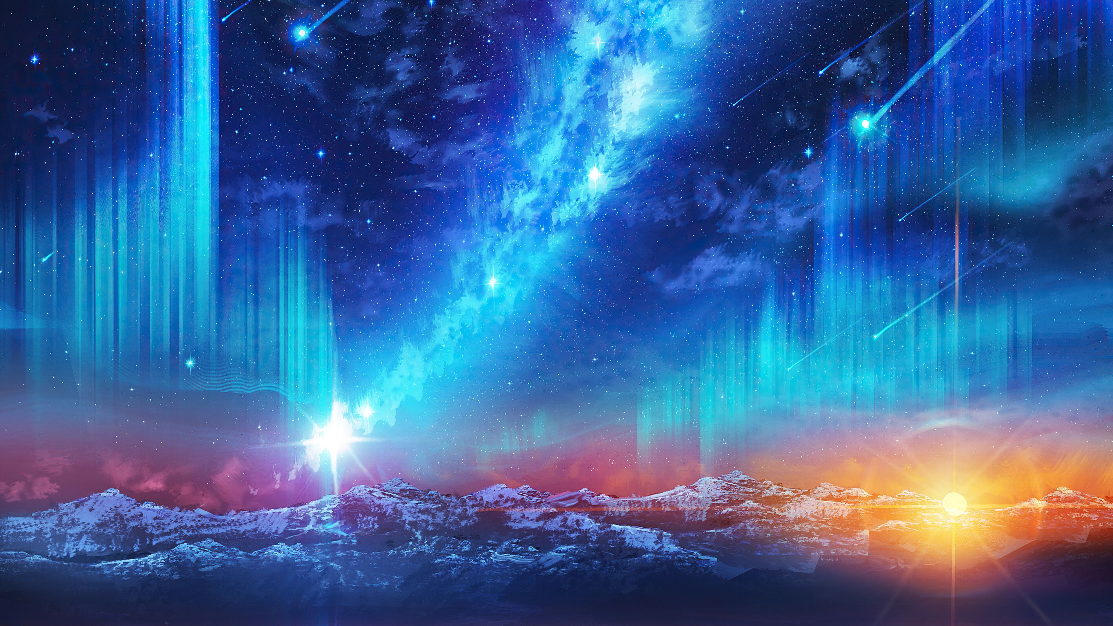 Pretty Night Anime Wallpapers - Wallpaper Cave