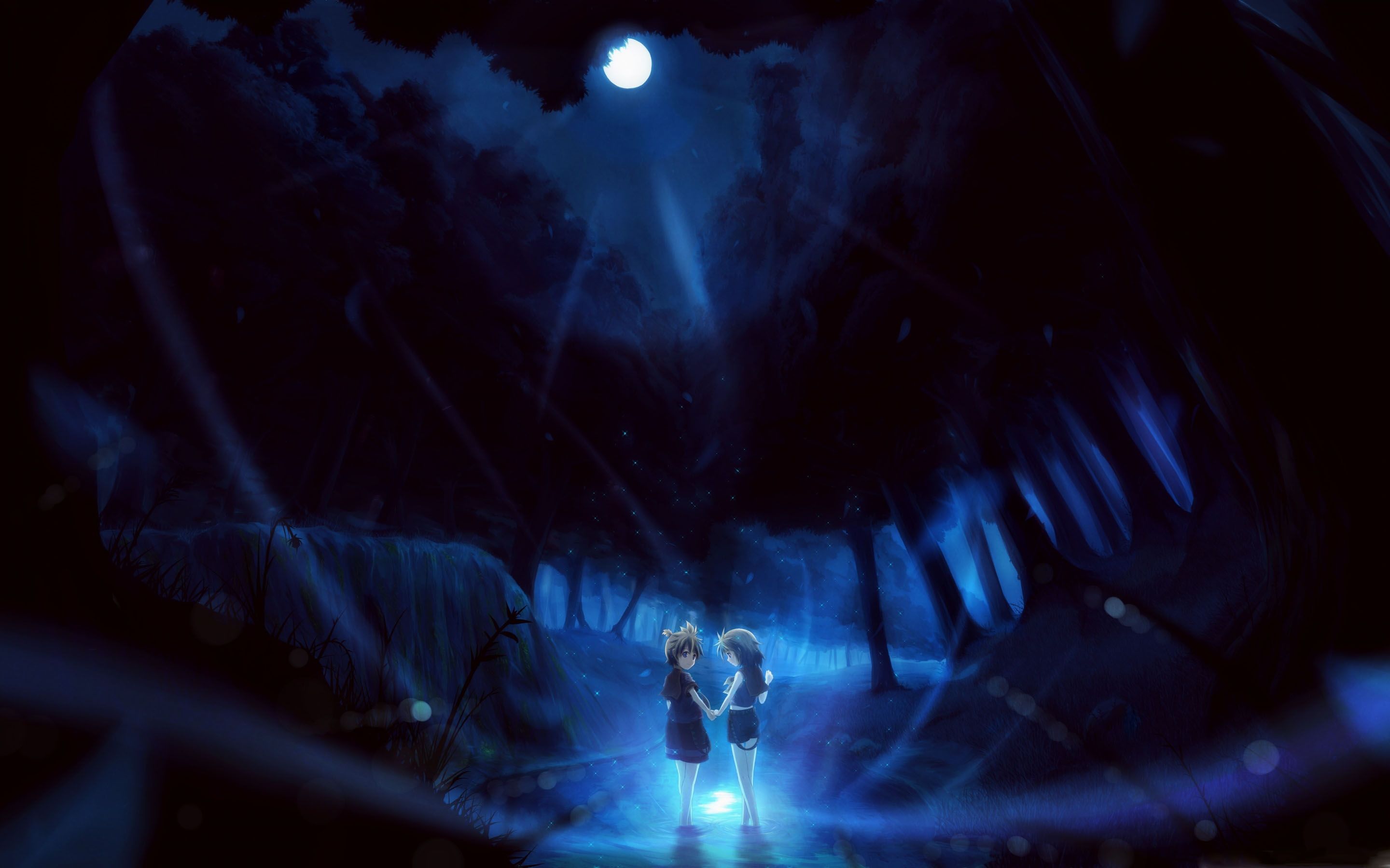 Pretty Night Anime Wallpapers - Wallpaper Cave