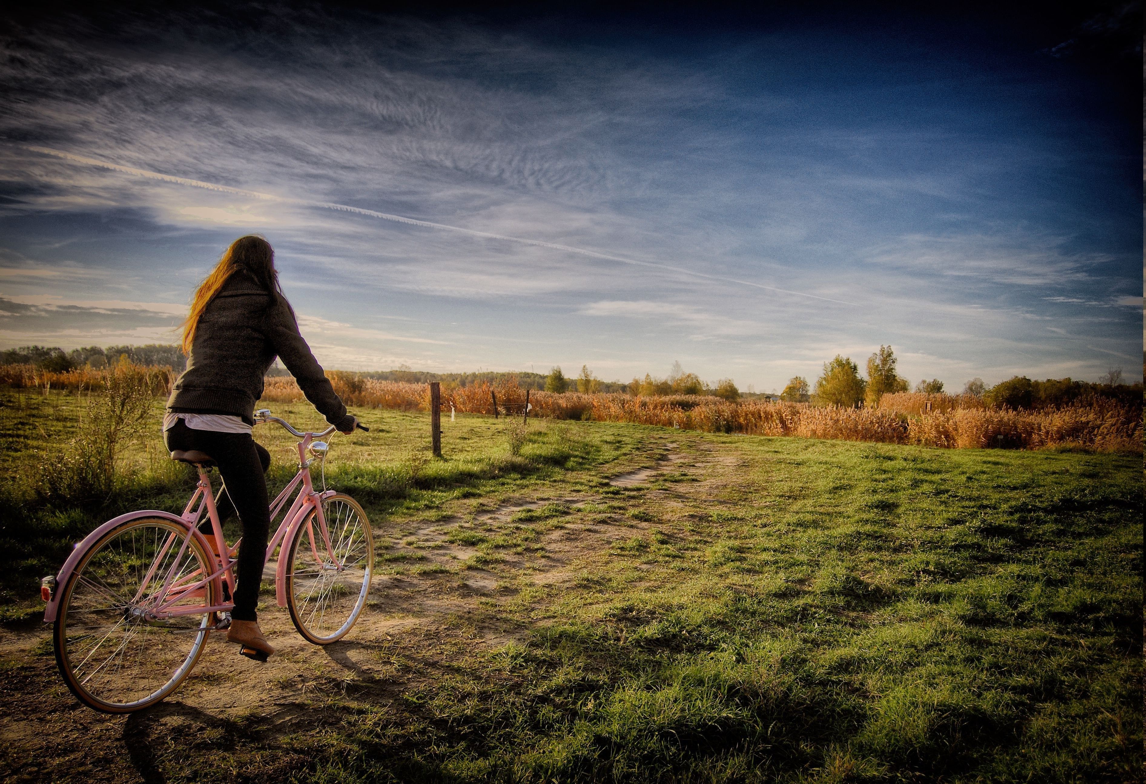 Bicycle Women Wallpapers - Wallpaper Cave