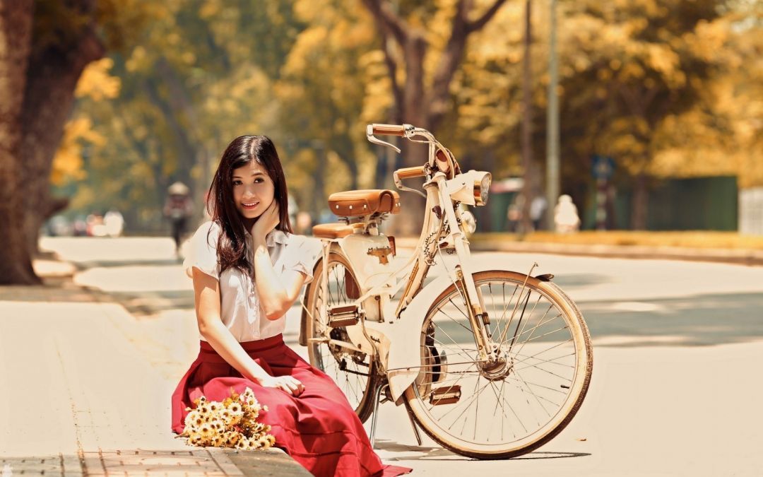 Women Bicycle Wallpapers - Wallpaper Cave