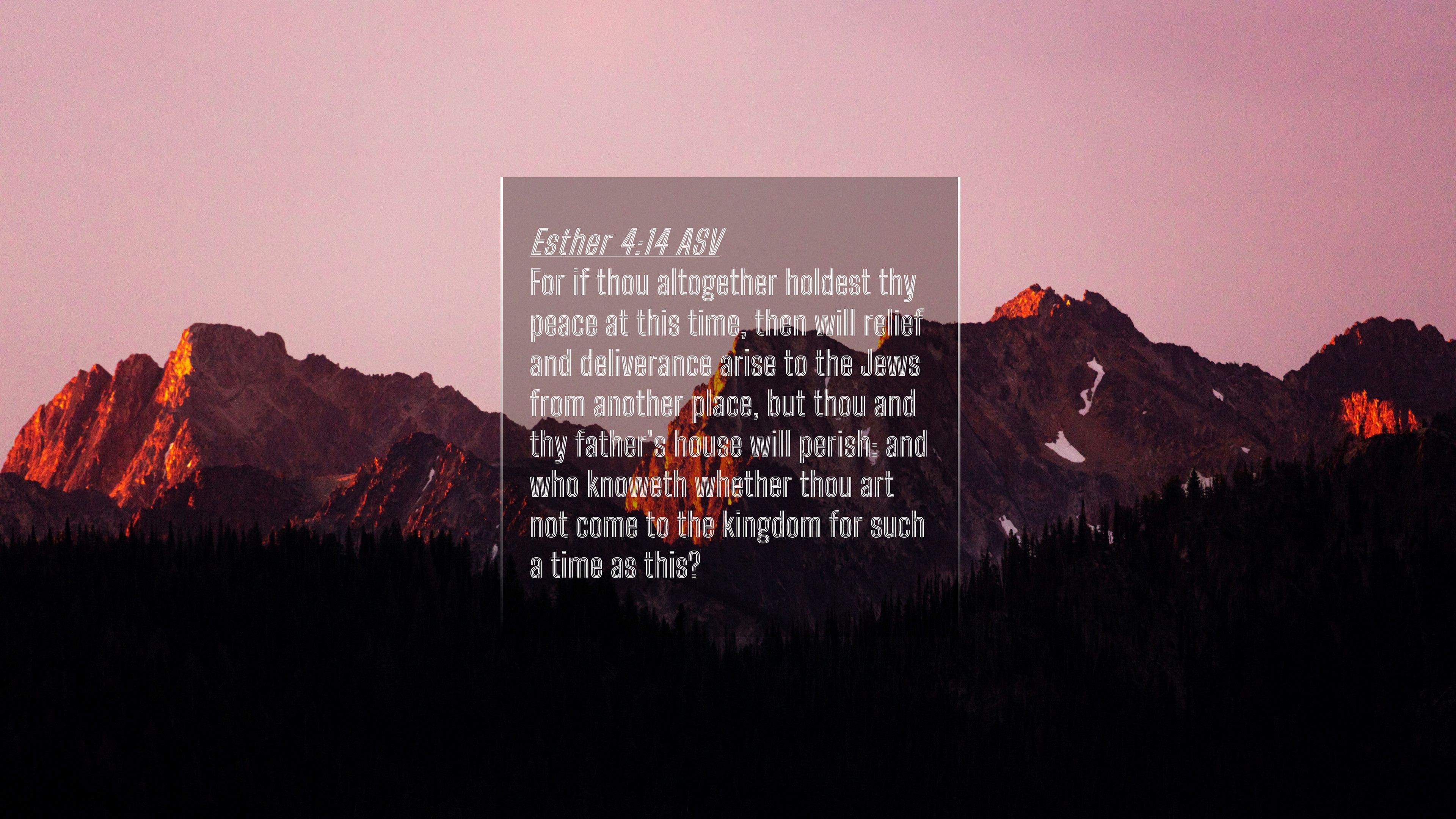 Esther 4:14 Wallpapers - Wallpaper Cave