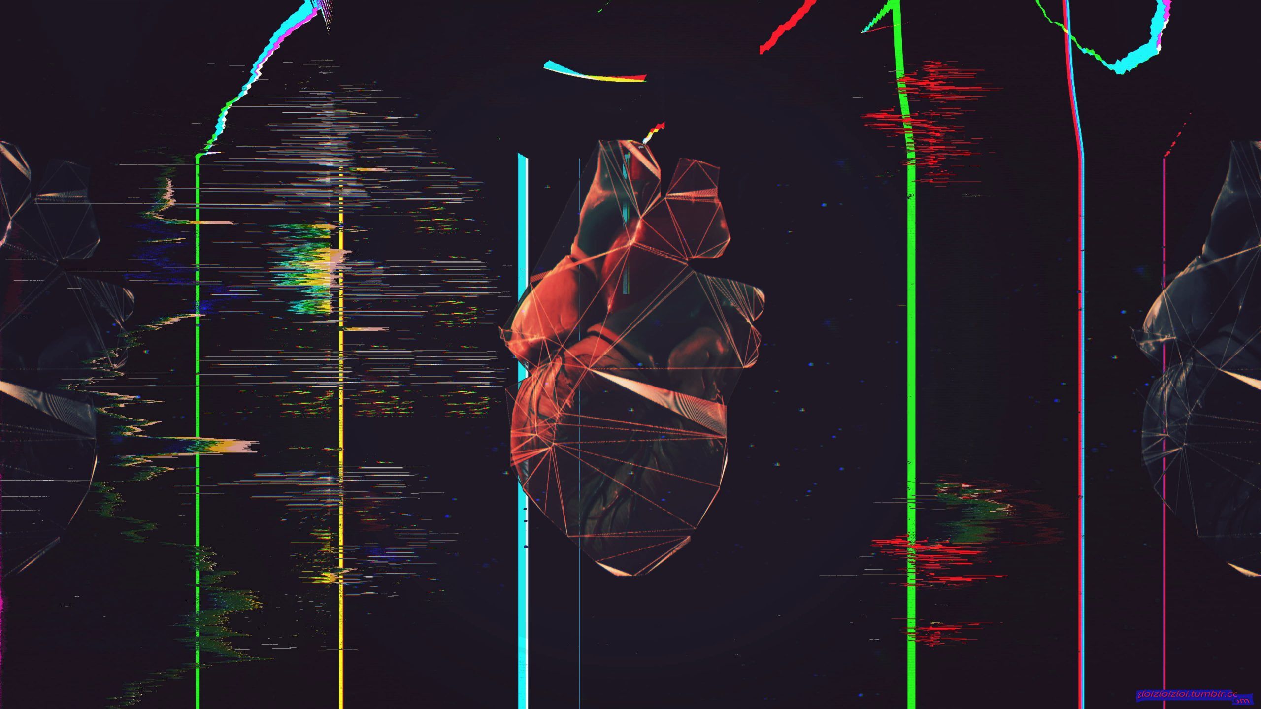 Glitch Heart Wallpapers - Wallpaper Cave