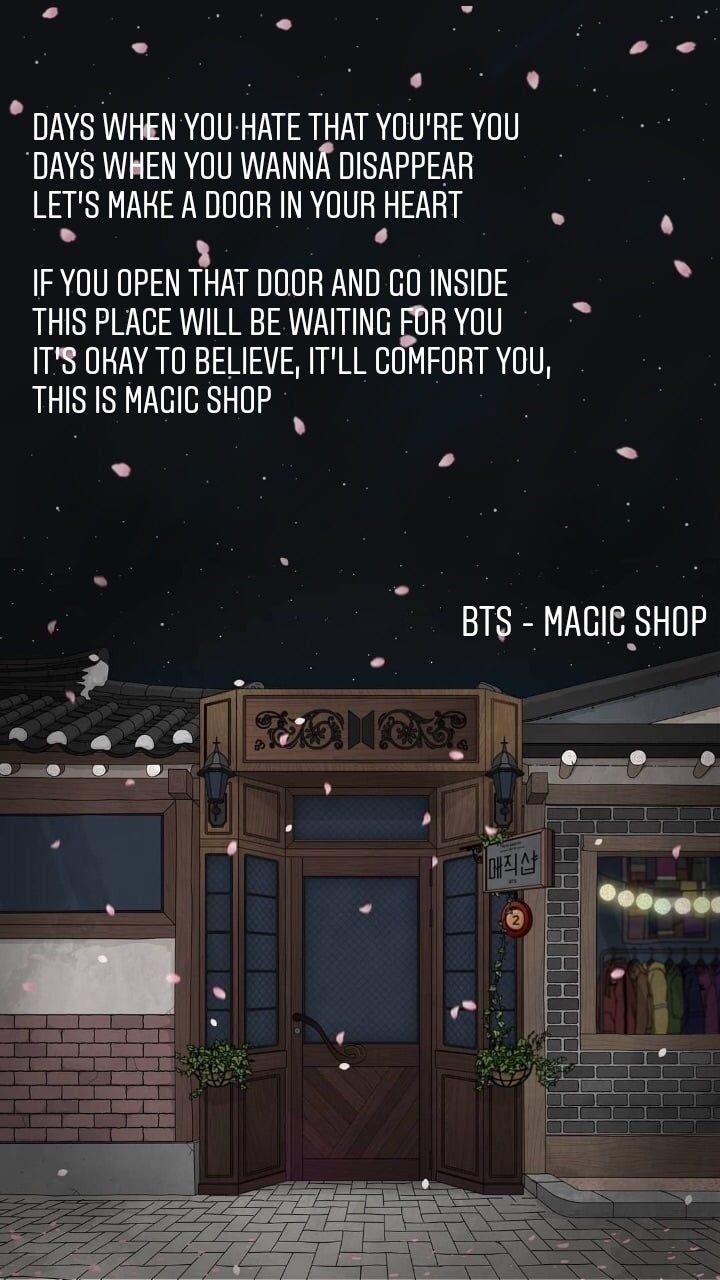 BTS Magic Shop Quotes Wallpapers - Wallpaper Cave