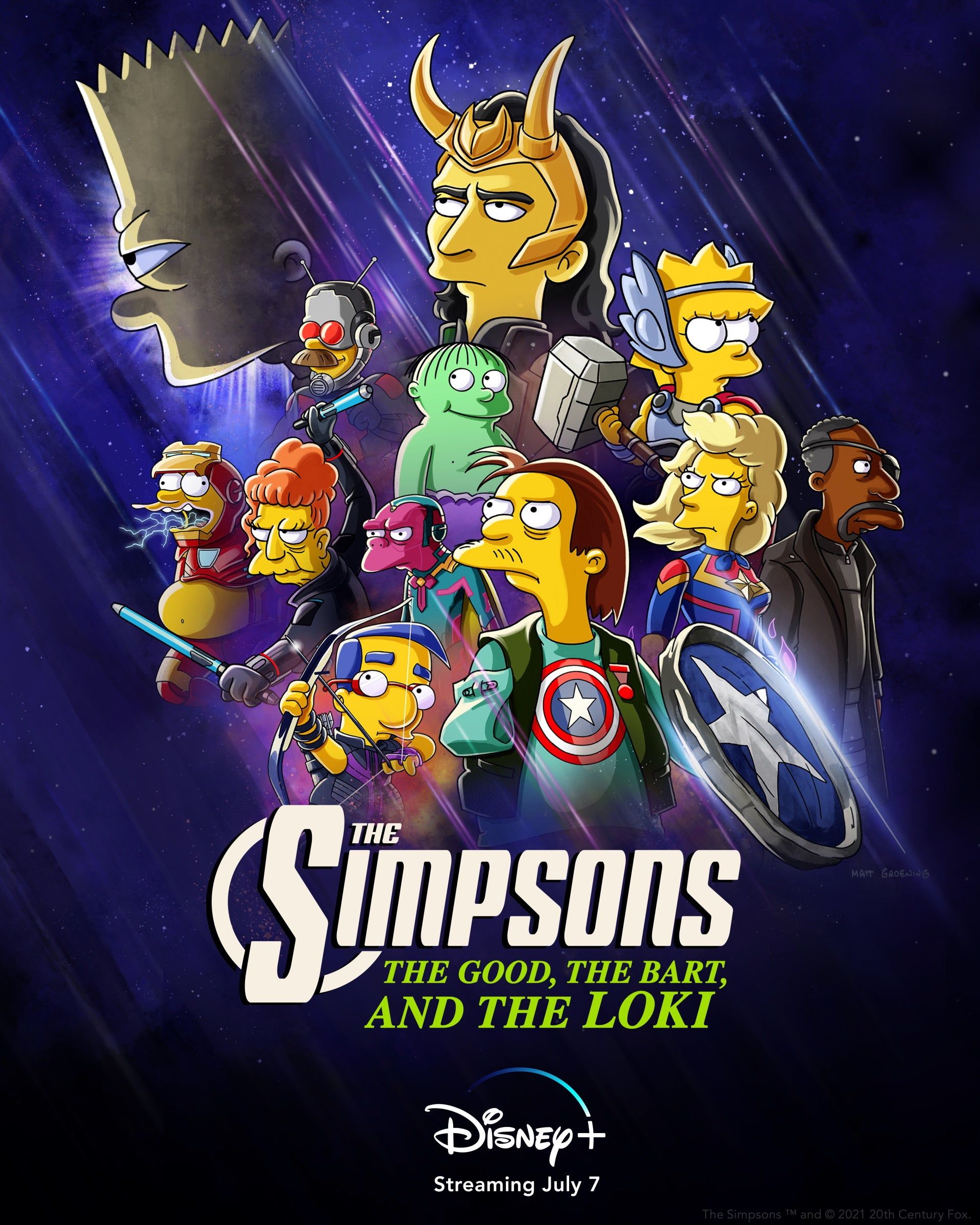 The Simpsons X Loki Wallpapers - Wallpaper Cave