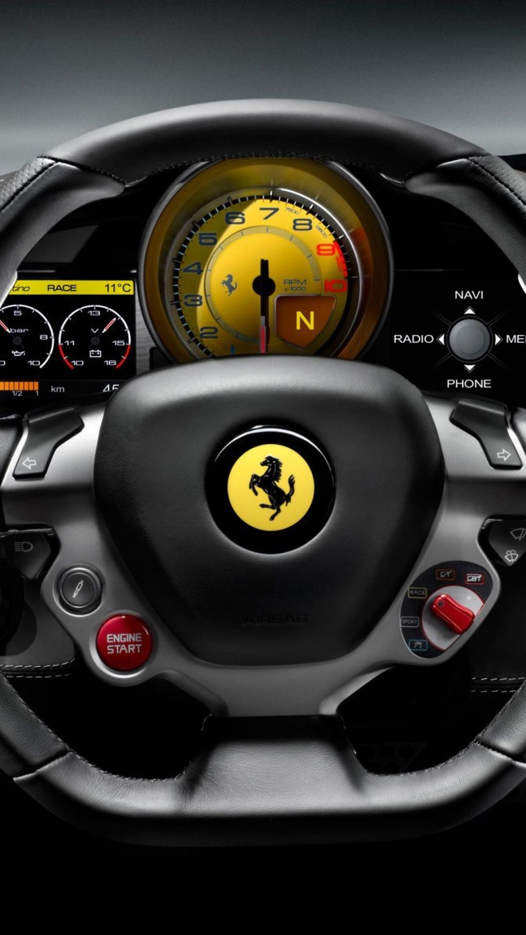 Ferrari Interior Wallpapers - Wallpaper Cave