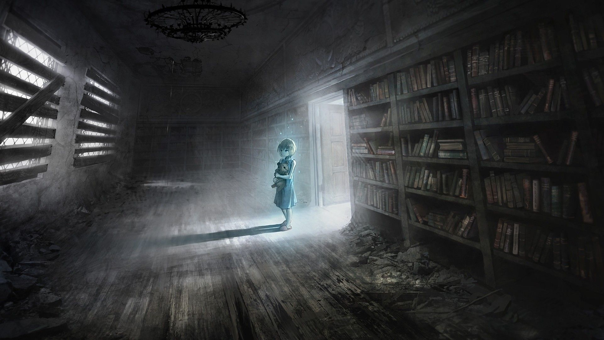 Old Library Anime Wallpapers - Wallpaper Cave