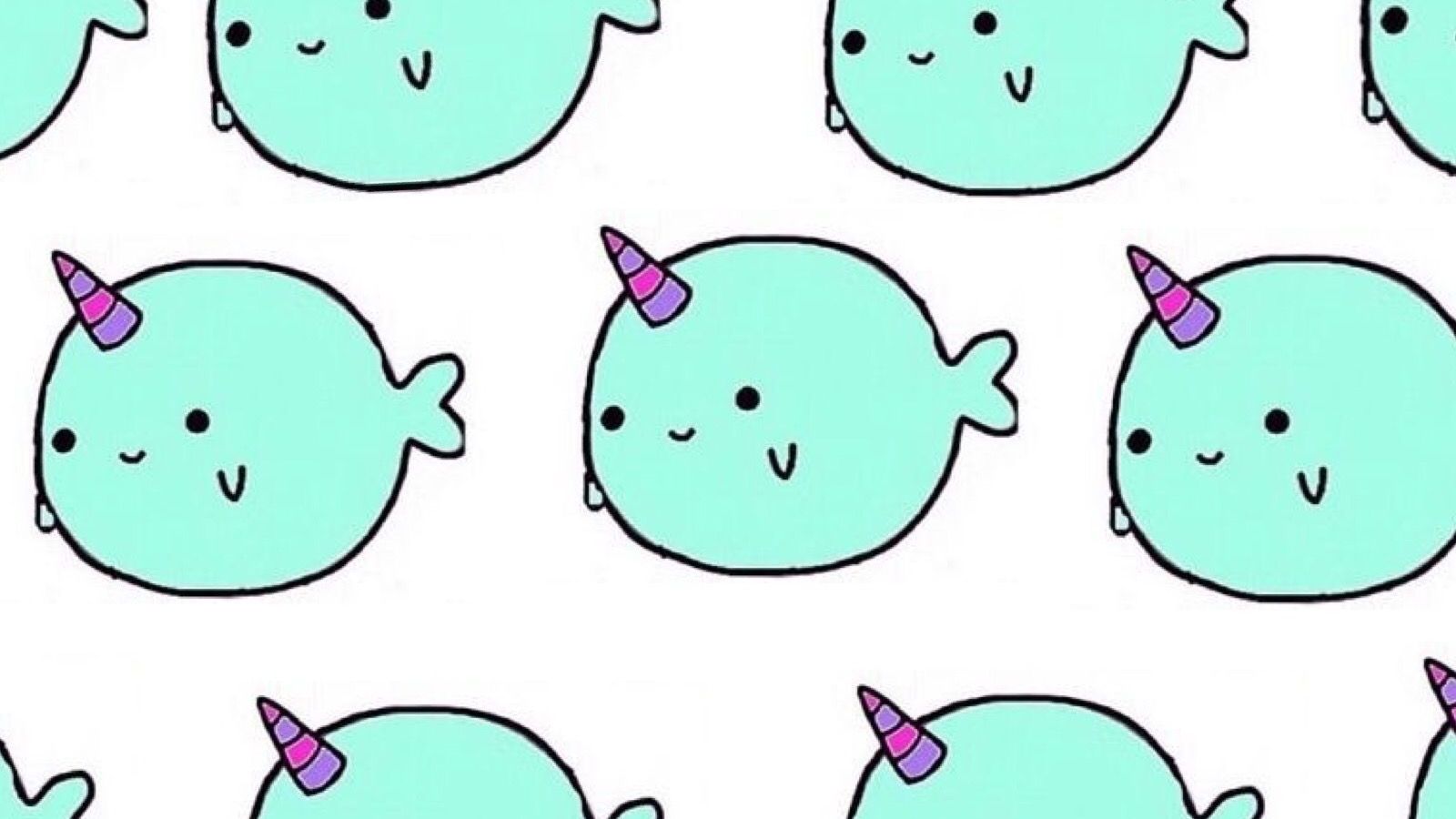Kawaii Narwhal Wallpapers - Wallpaper Cave