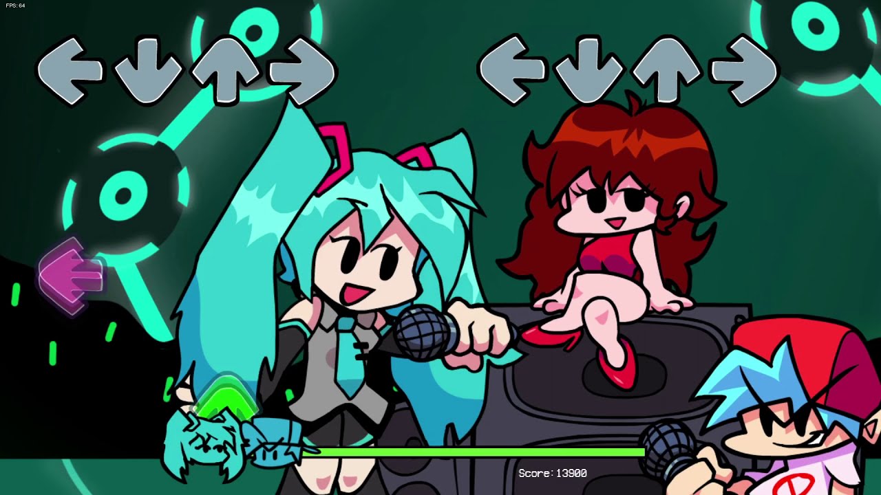 Hatsune Miku X Friday Night Funkin' Wallpapers - Wallpaper Cave