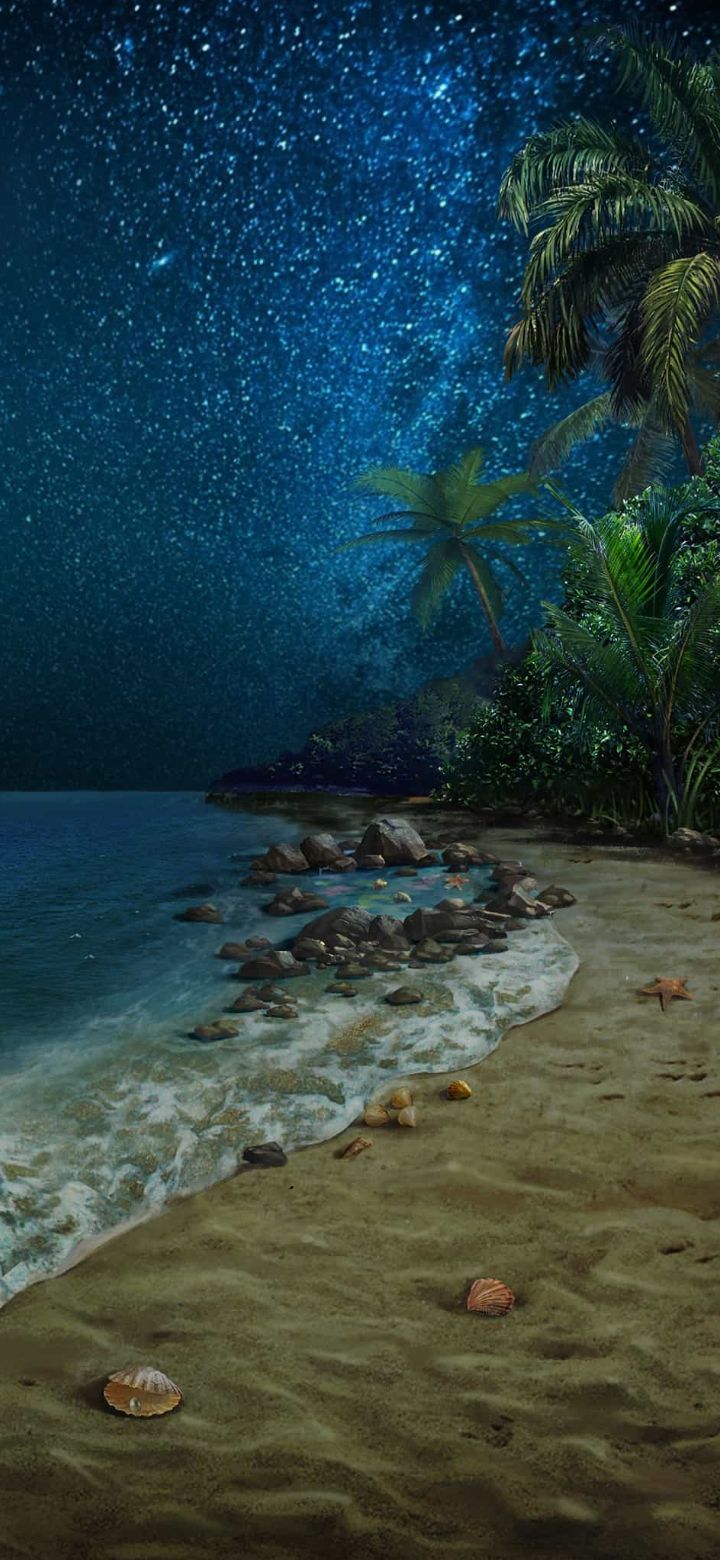 Night Summer Scene Wallpapers - Wallpaper Cave