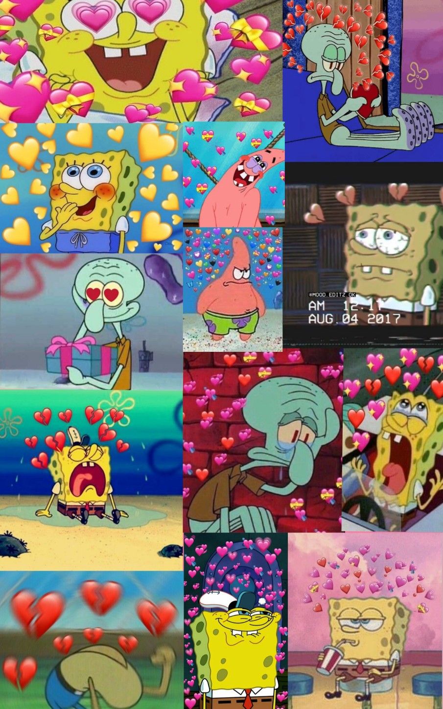 Spongebob Squarepants Collage Wallpapers - Wallpaper Cave