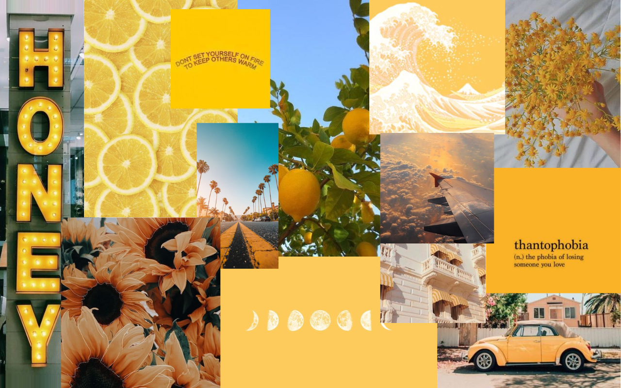 Aesthetic PC Yellow Wallpapers - Wallpaper Cave