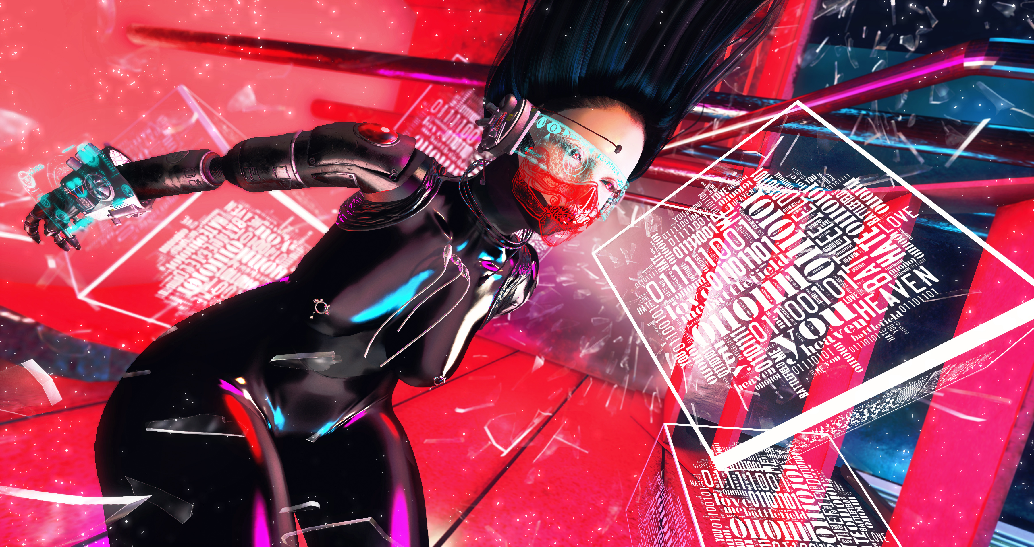 Cyberpunk Girl Pink Wallpapers - Wallpaper Cave