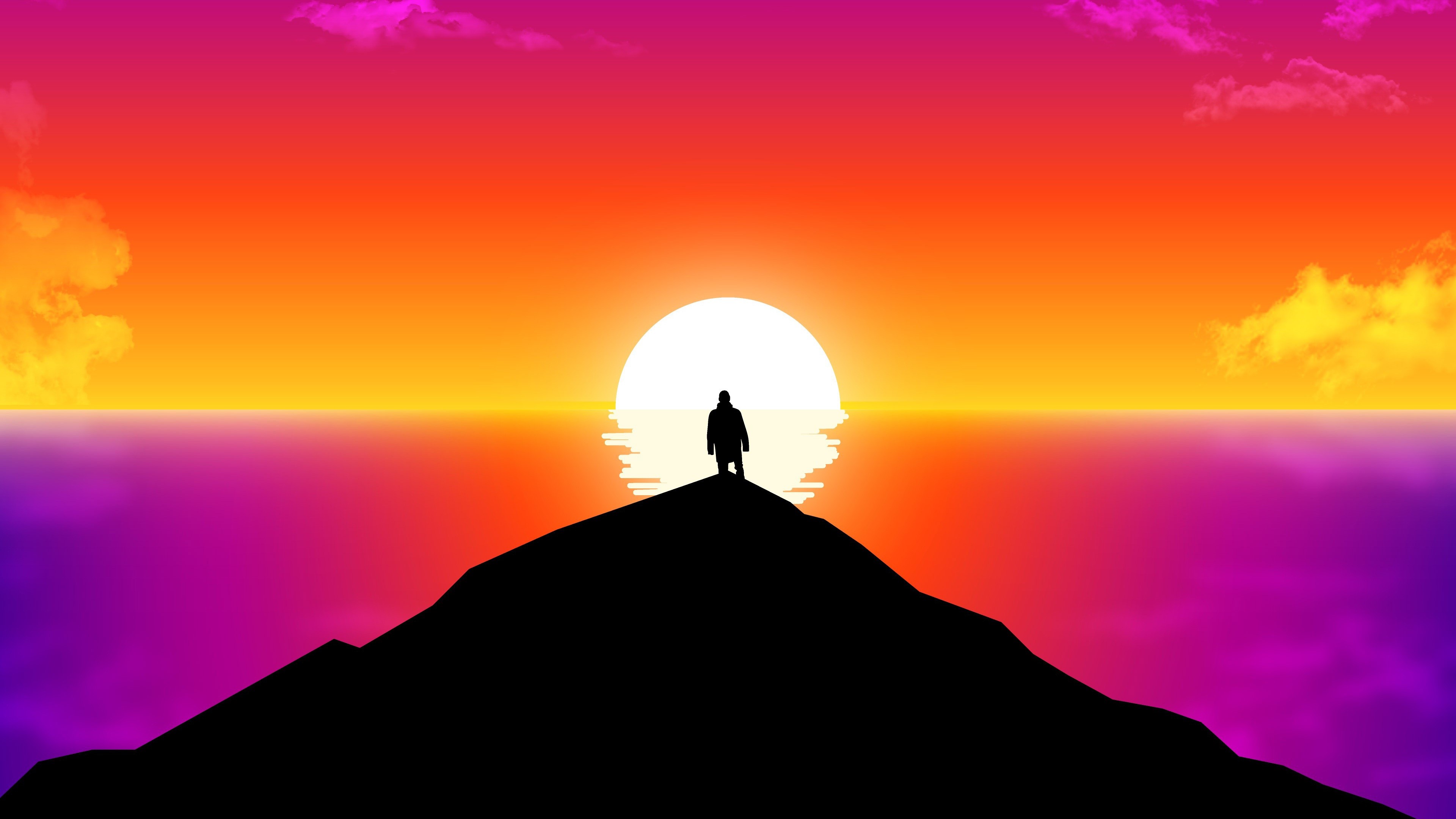 Simple Sunset HD Digital Wallpapers - Wallpaper Cave