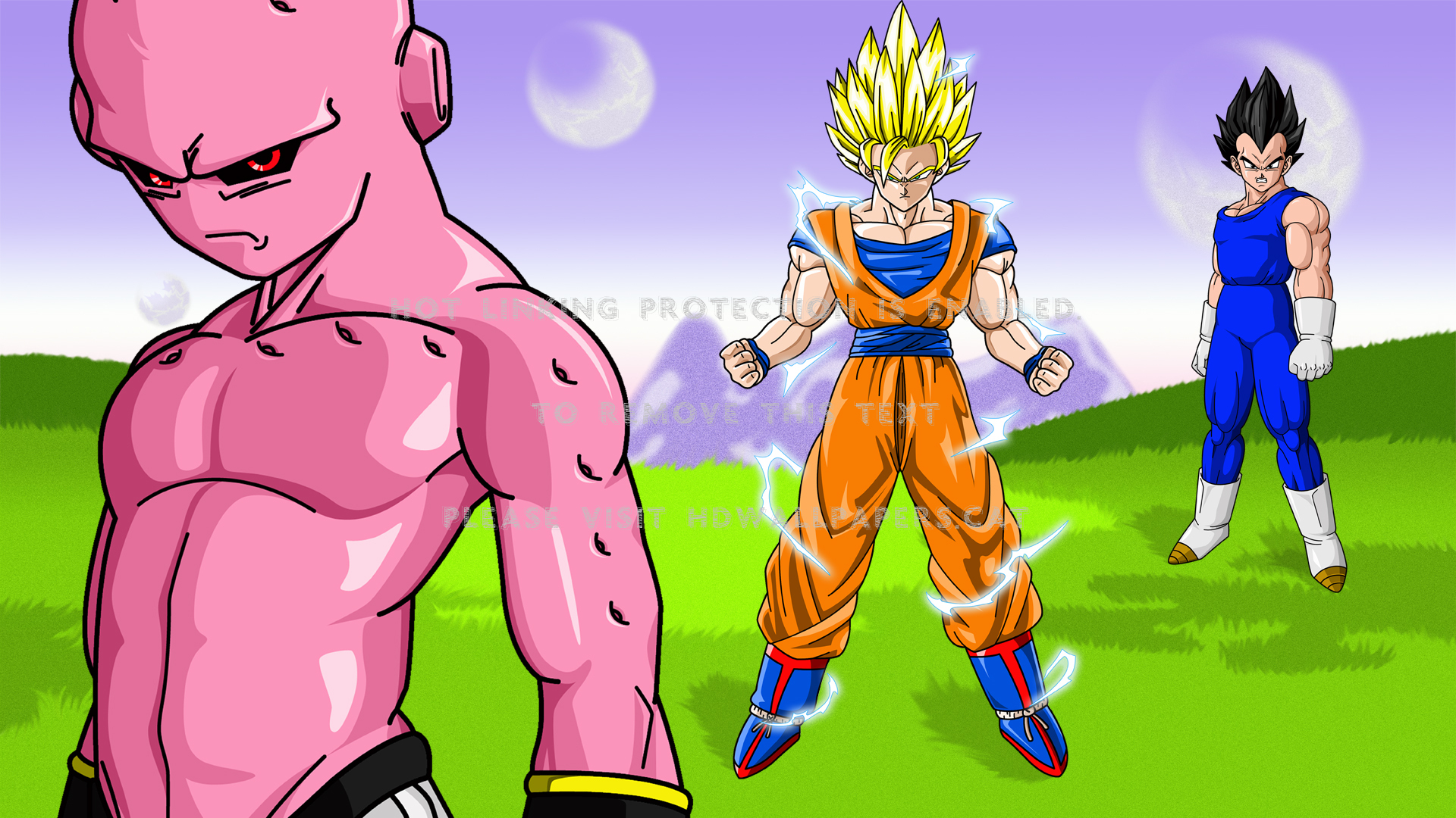 Goku And Kid Buu Wallpapers - Wallpaper Cave