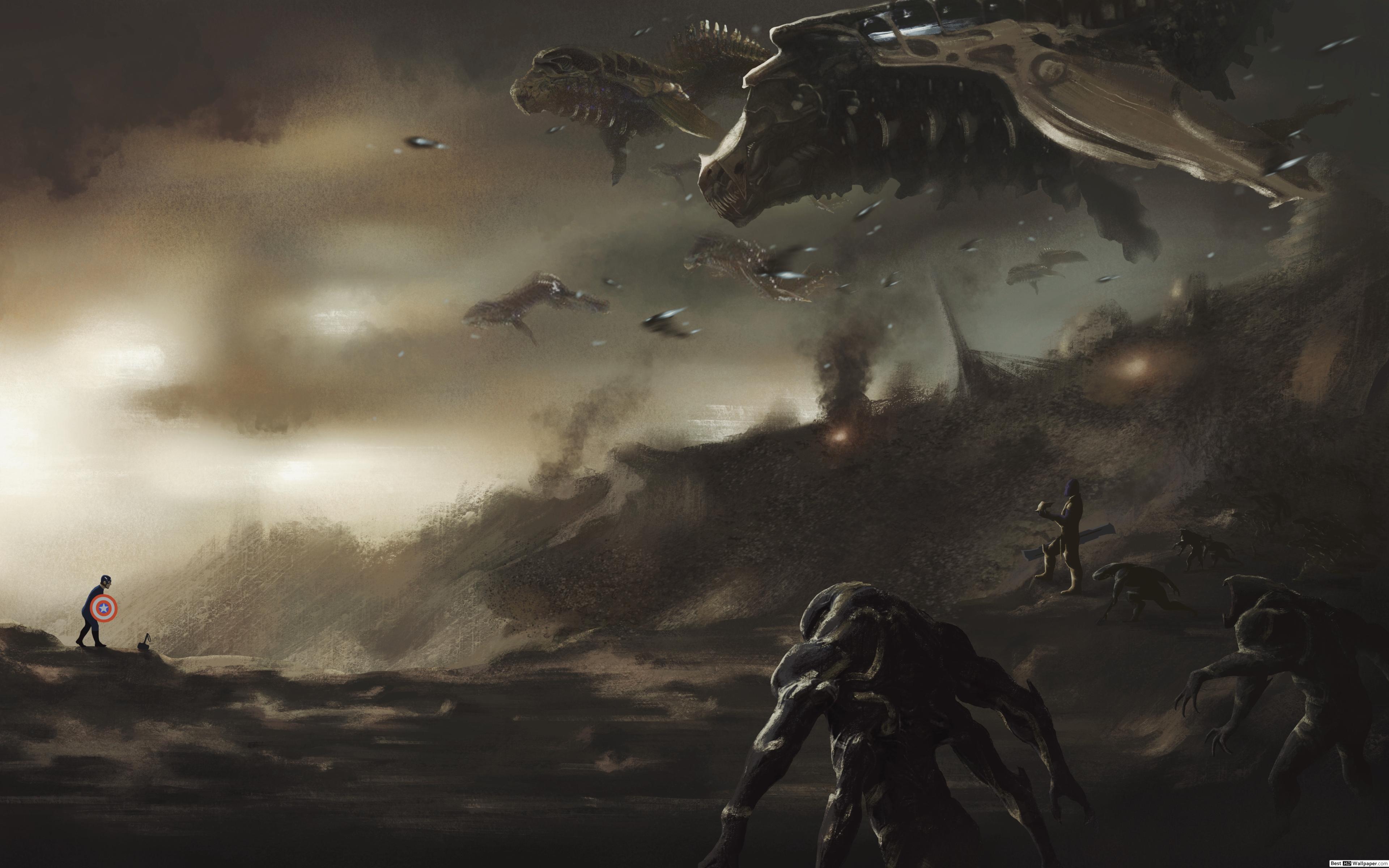 Avengers Endgame Battlefield Wallpapers - Wallpaper Cave