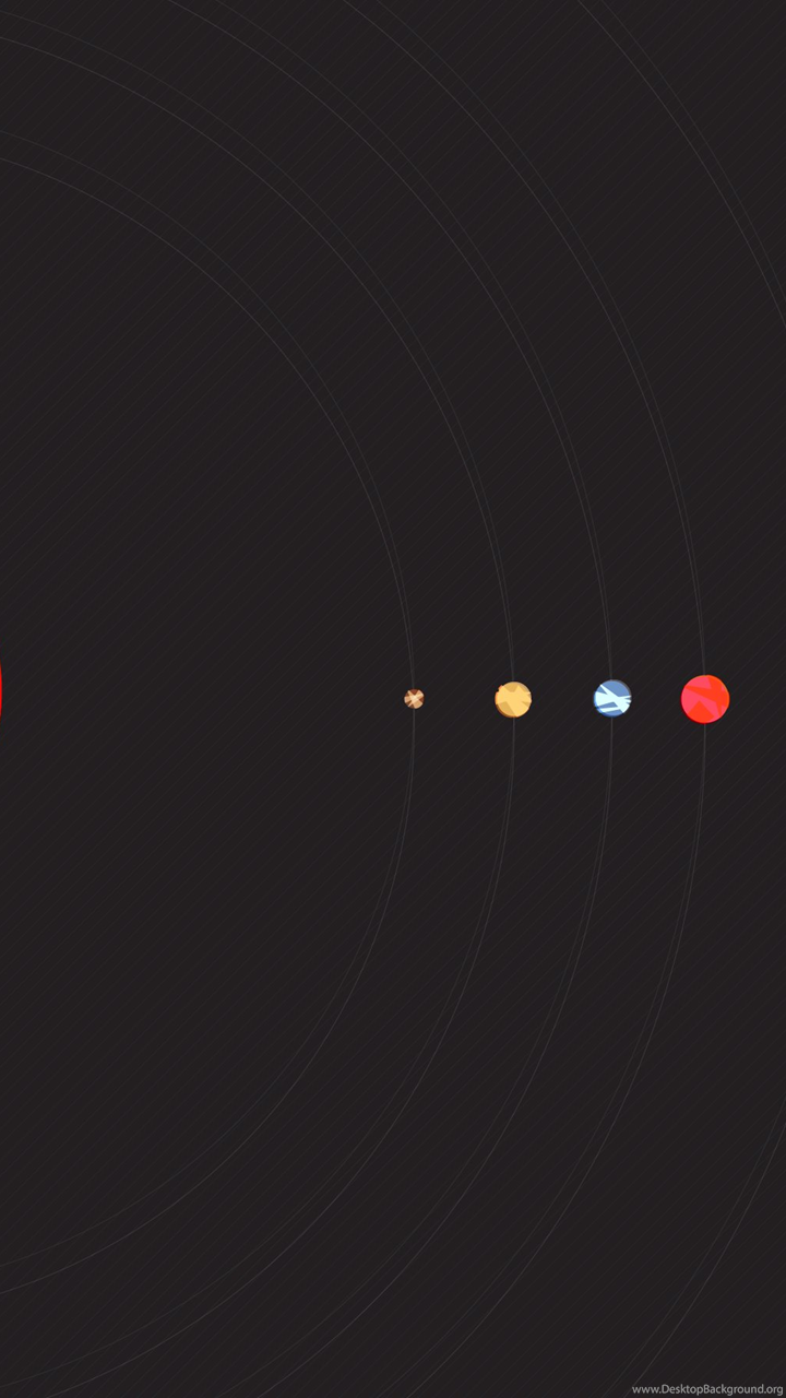 Solar System Minimalist Wallpapers - Wallpaper Cave