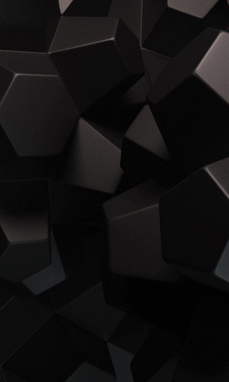 Black Geometric Shapes Dark Wallpapers - Wallpaper Cave