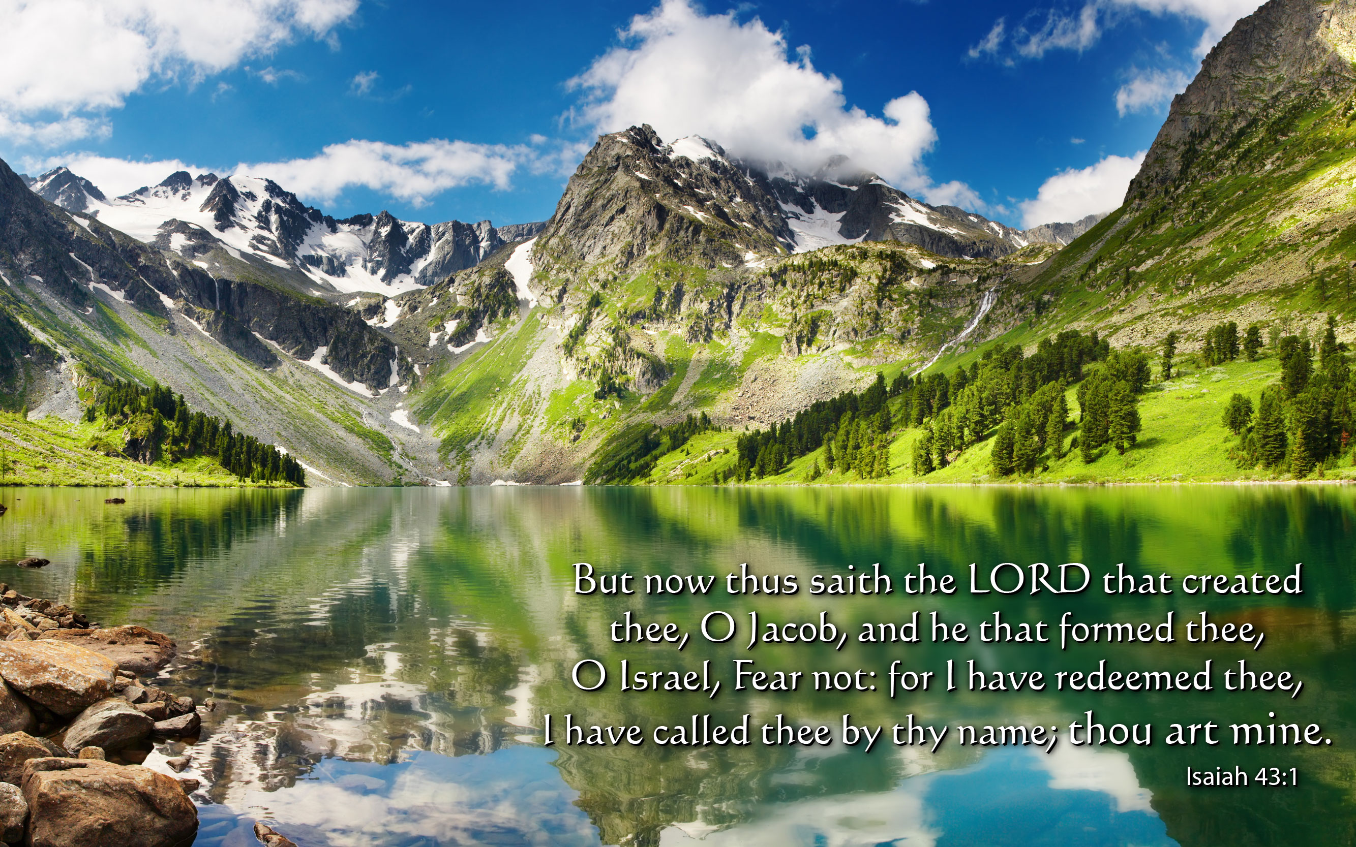 Isaiah 43:1 Wallpapers - Wallpaper Cave
