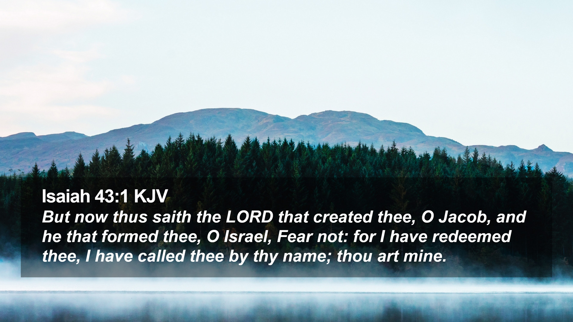 Isaiah 43:1 Wallpapers - Wallpaper Cave