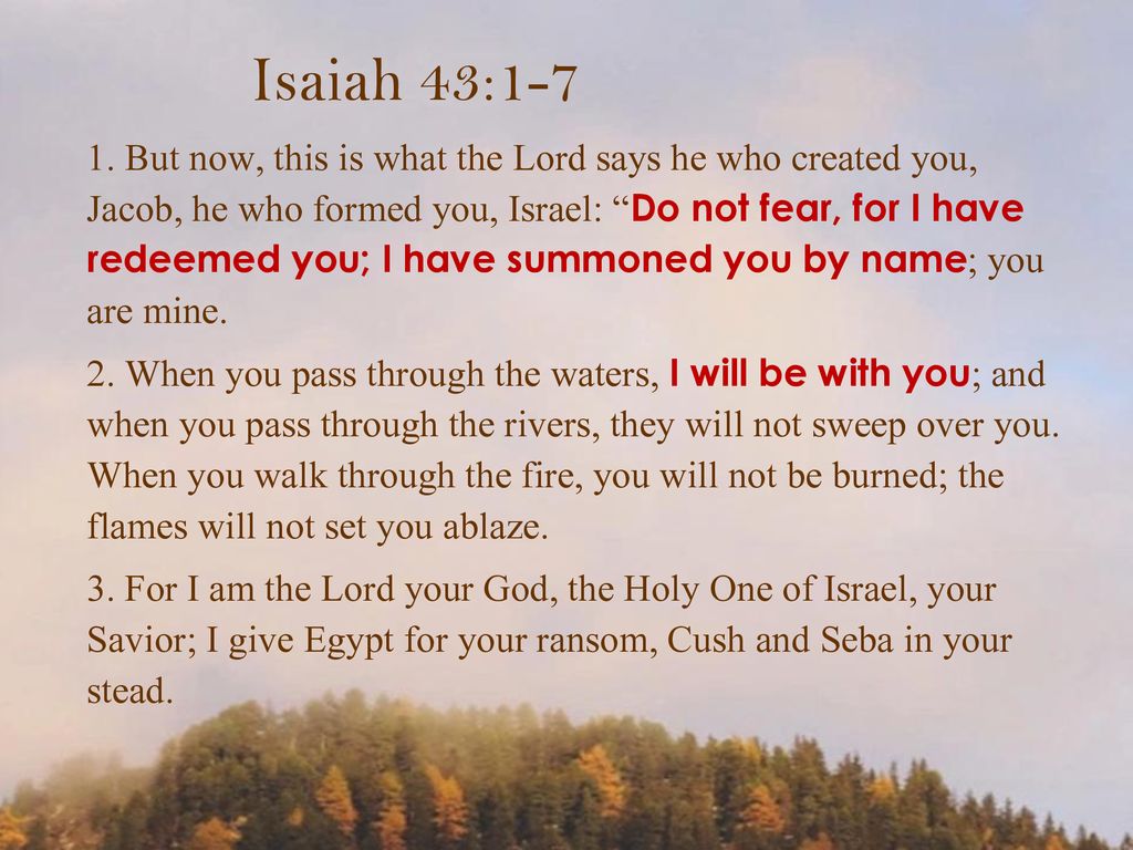 Isaiah 43:1 Wallpapers - Wallpaper Cave