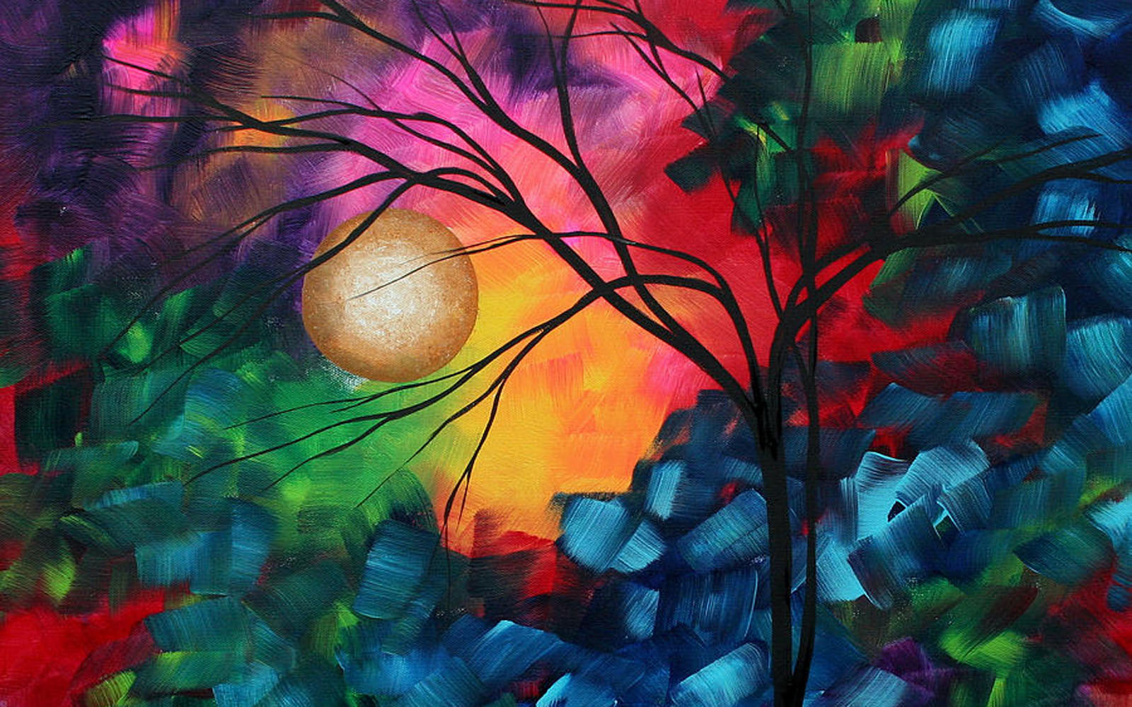 Abstract Landscape Real Painting Wallpapers - Wallpaper Cave