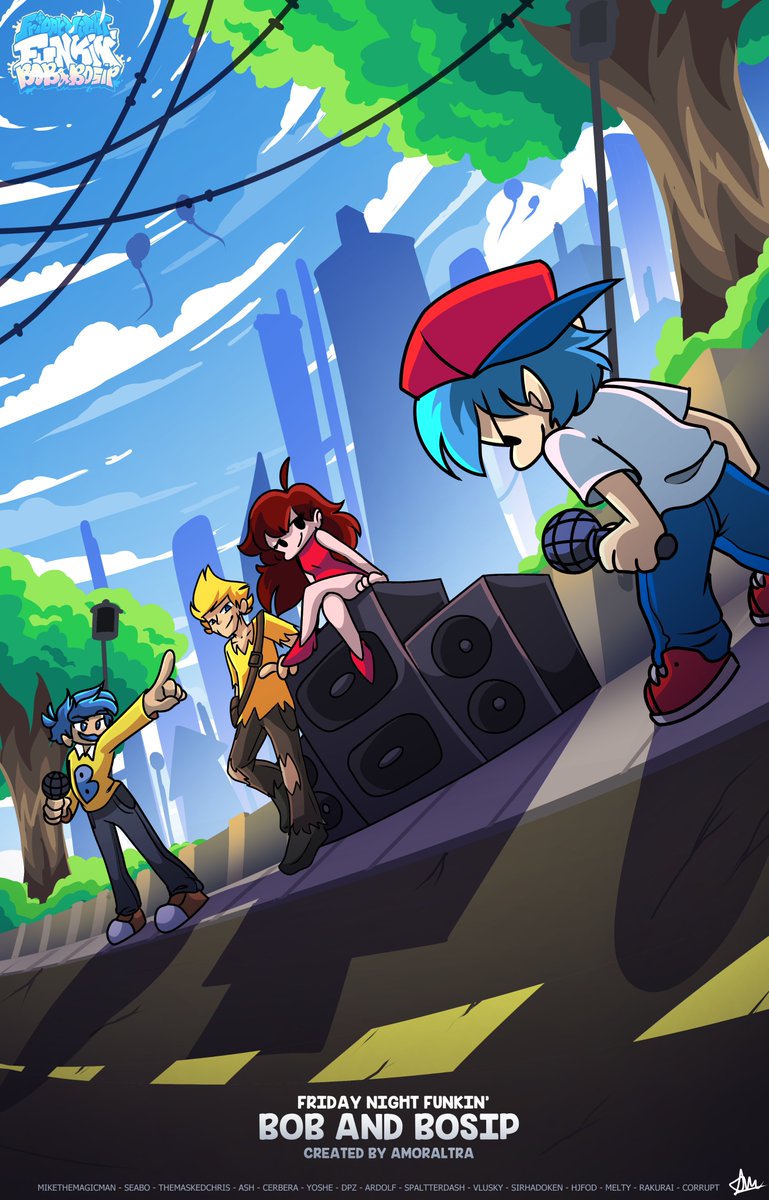 Friday Night Funkin' Vs Bob And Bosip Wallpapers - Wallpaper Cave