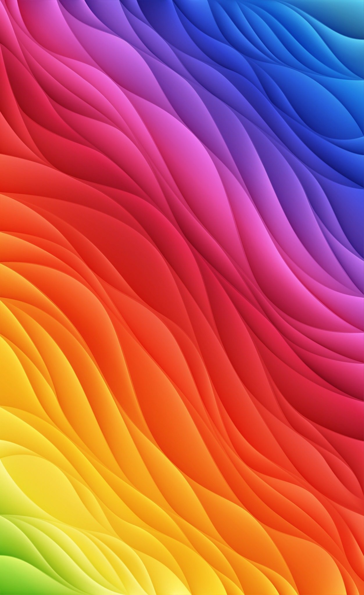 Bright Color Waves Pattern Wallpapers - Wallpaper Cave