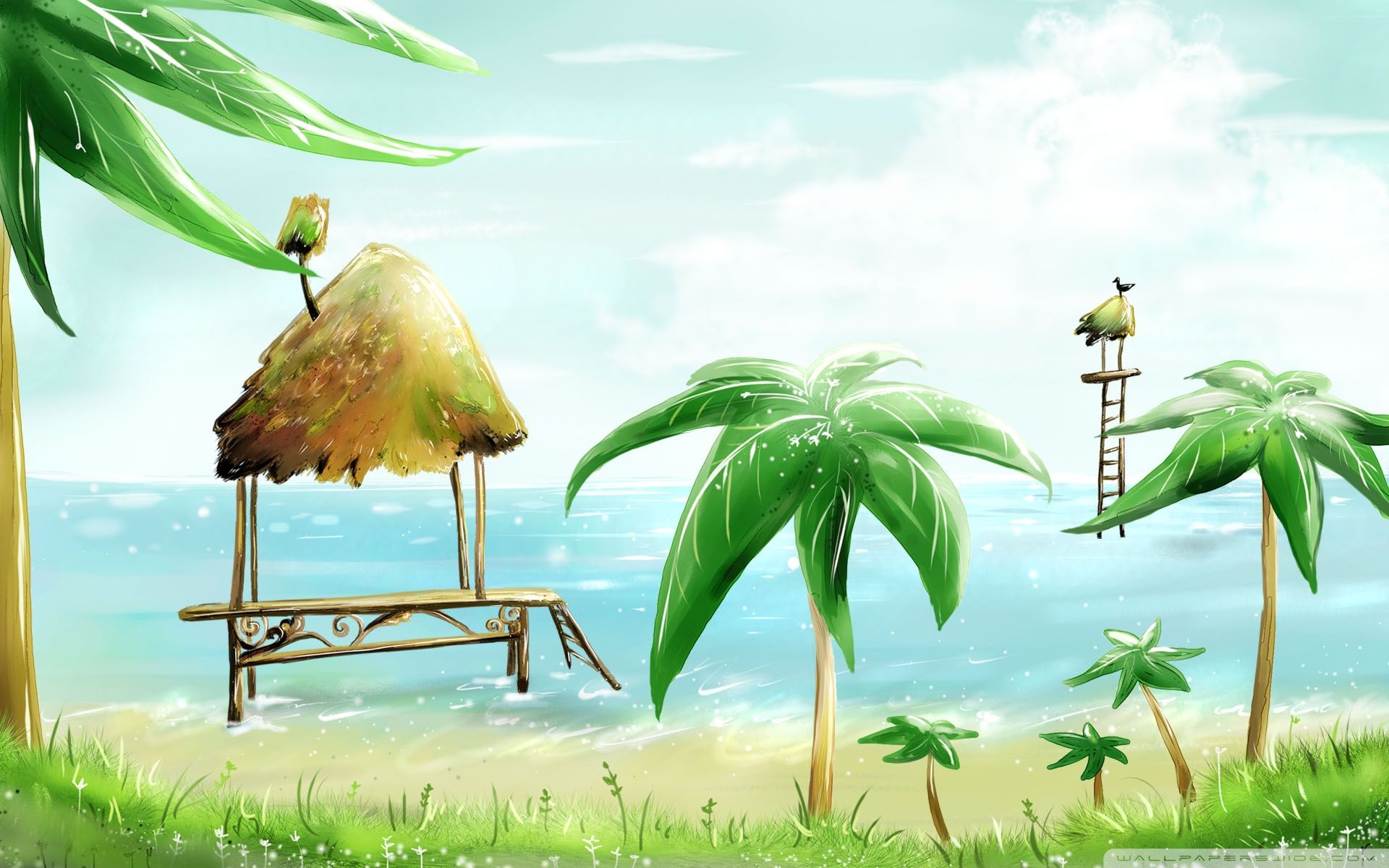 Summer Cartooon Wallpapers - Wallpaper Cave