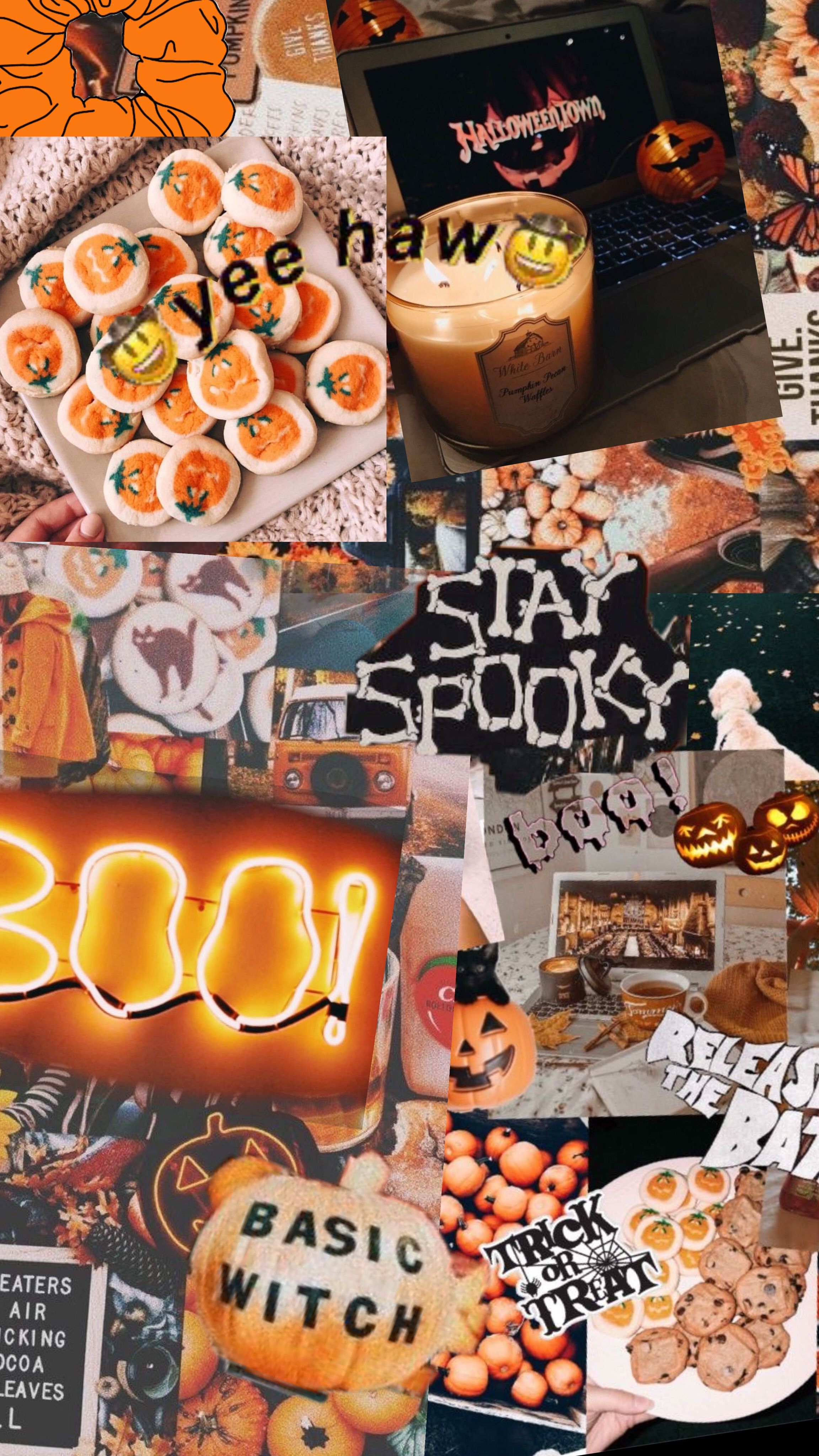 Halloween Collage Aesthetic Wallpapers - Wallpaper Cave