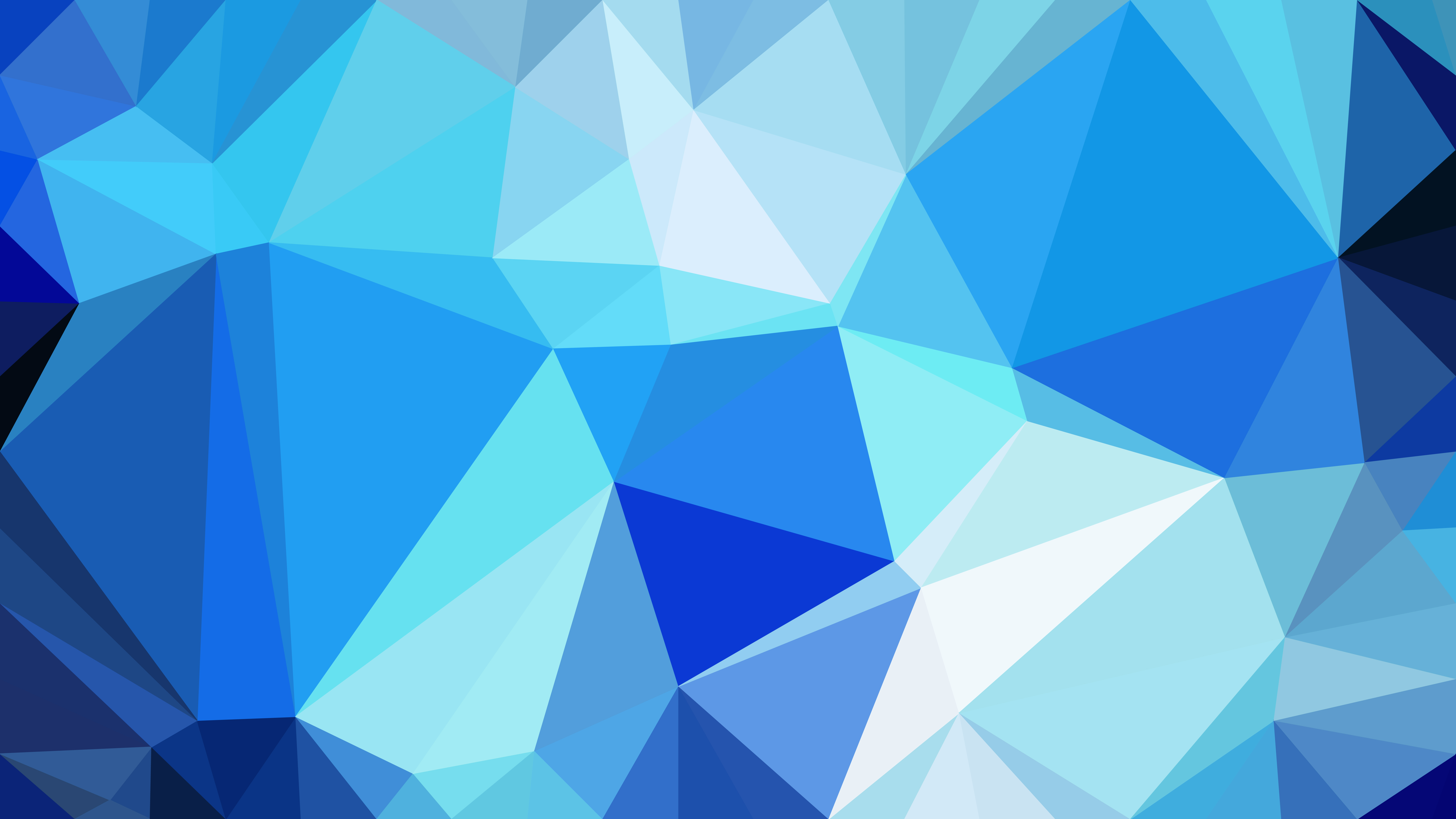 Blue Triangles Geometric Shapes Wallpapers - Wallpaper Cave