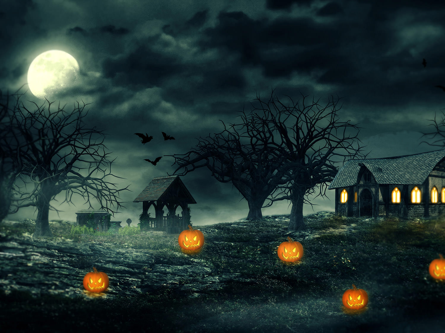Minimalist Halloween PC Wallpapers - Wallpaper Cave