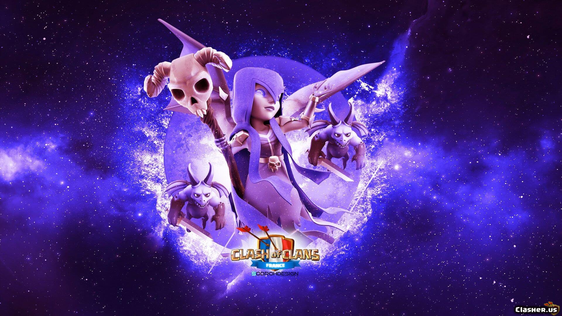 Witch CoC Wallpapers - Wallpaper Cave