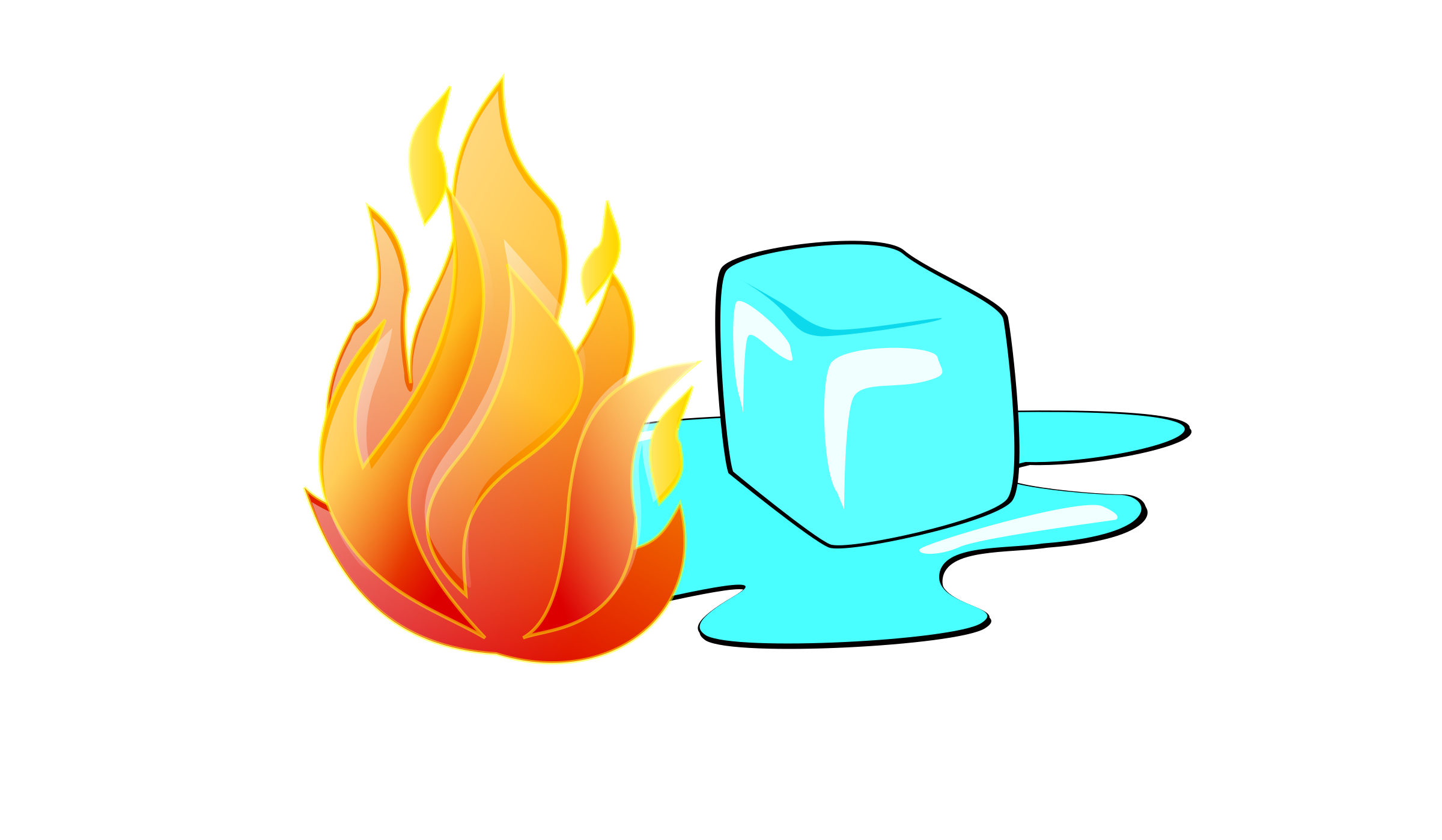 Hot Vs Ice Wallpapers - Wallpaper Cave