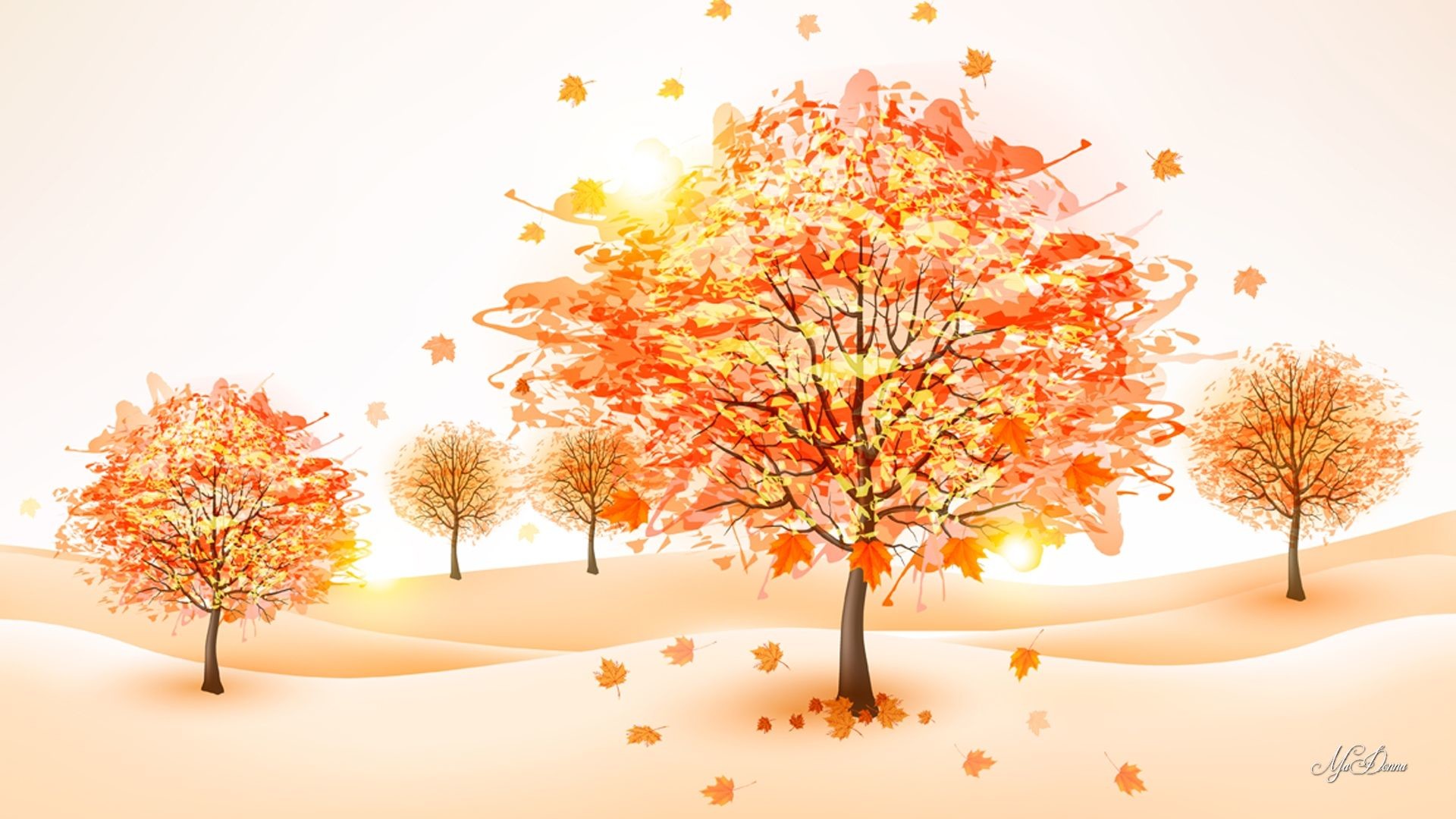 Desktop Minimal Autumn Wallpapers - Wallpaper Cave