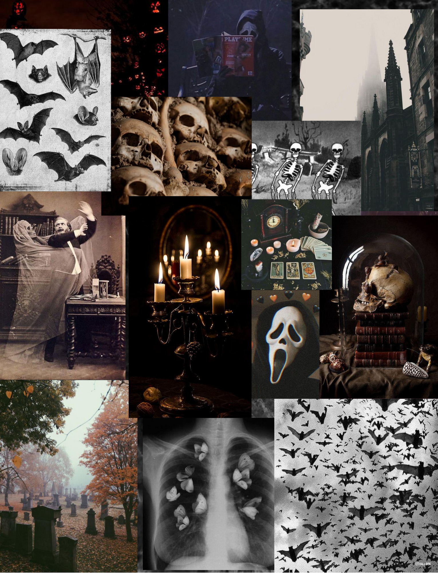Dark Halloween Collage Wallpapers - Wallpaper Cave