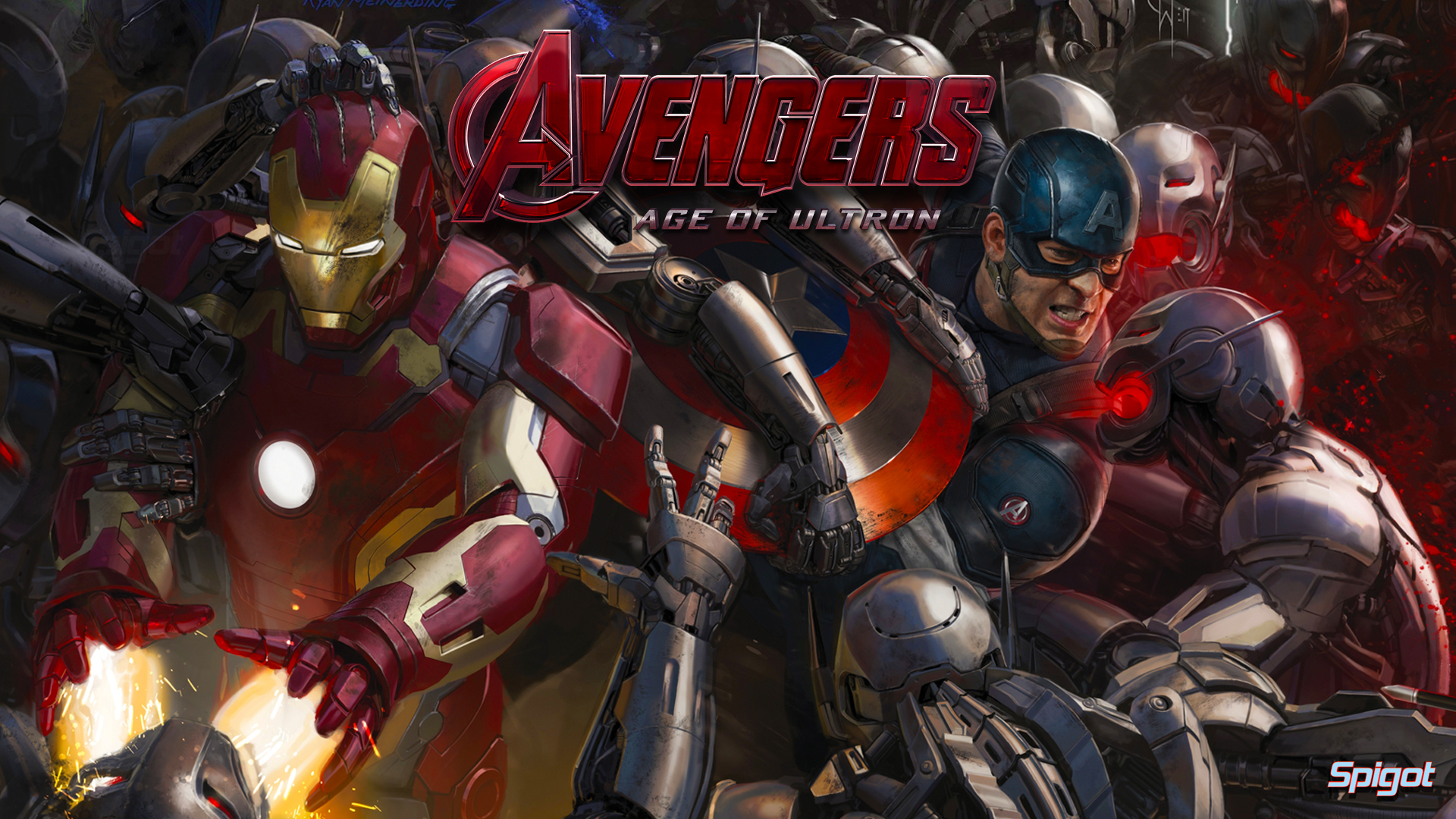 Ultron Sentinels Marvel's Avengers 2: Age Of Ultron Wallpapers ...