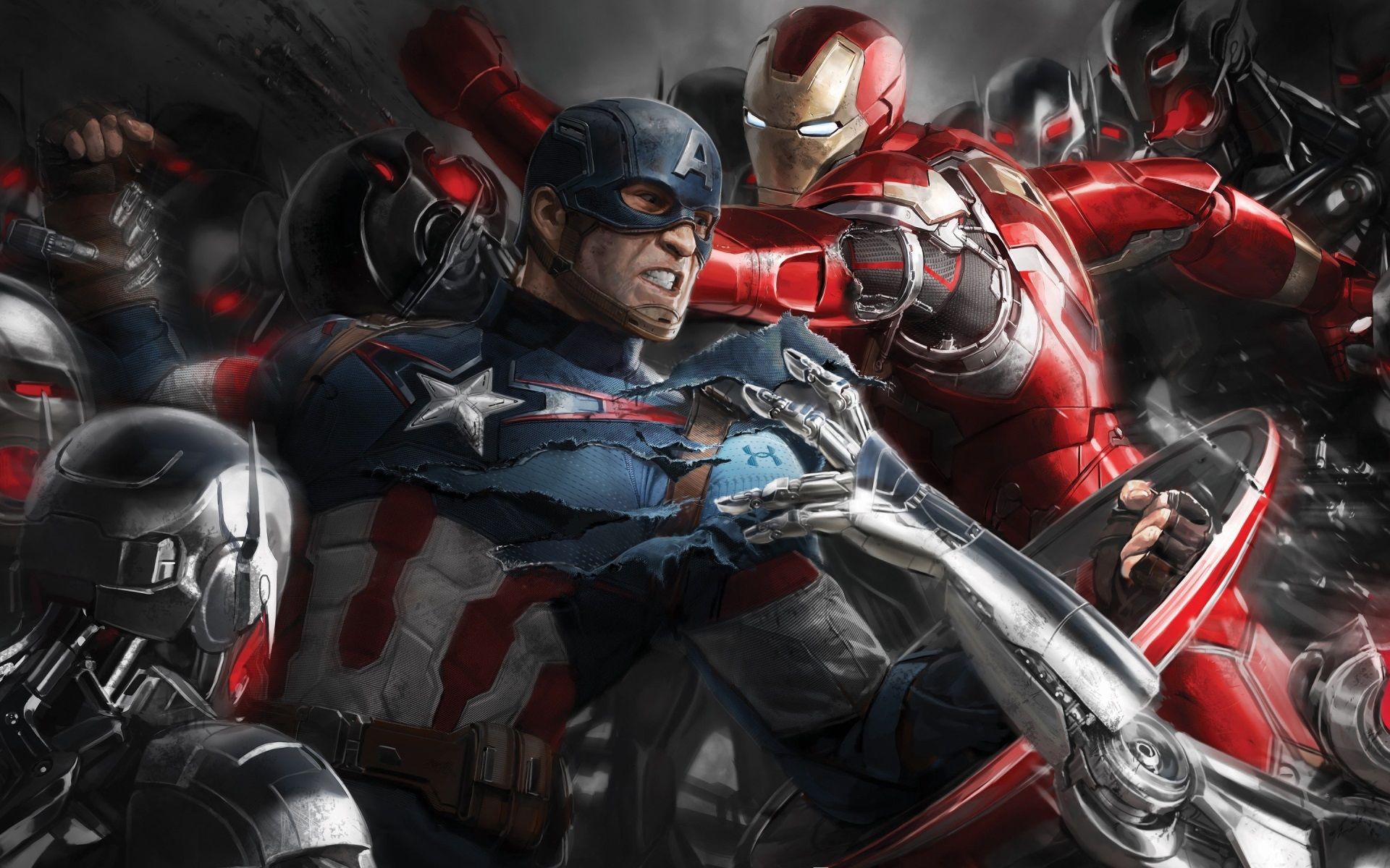 Ultron Sentinels Marvel's Avengers 2: Age Of Ultron Wallpapers ...