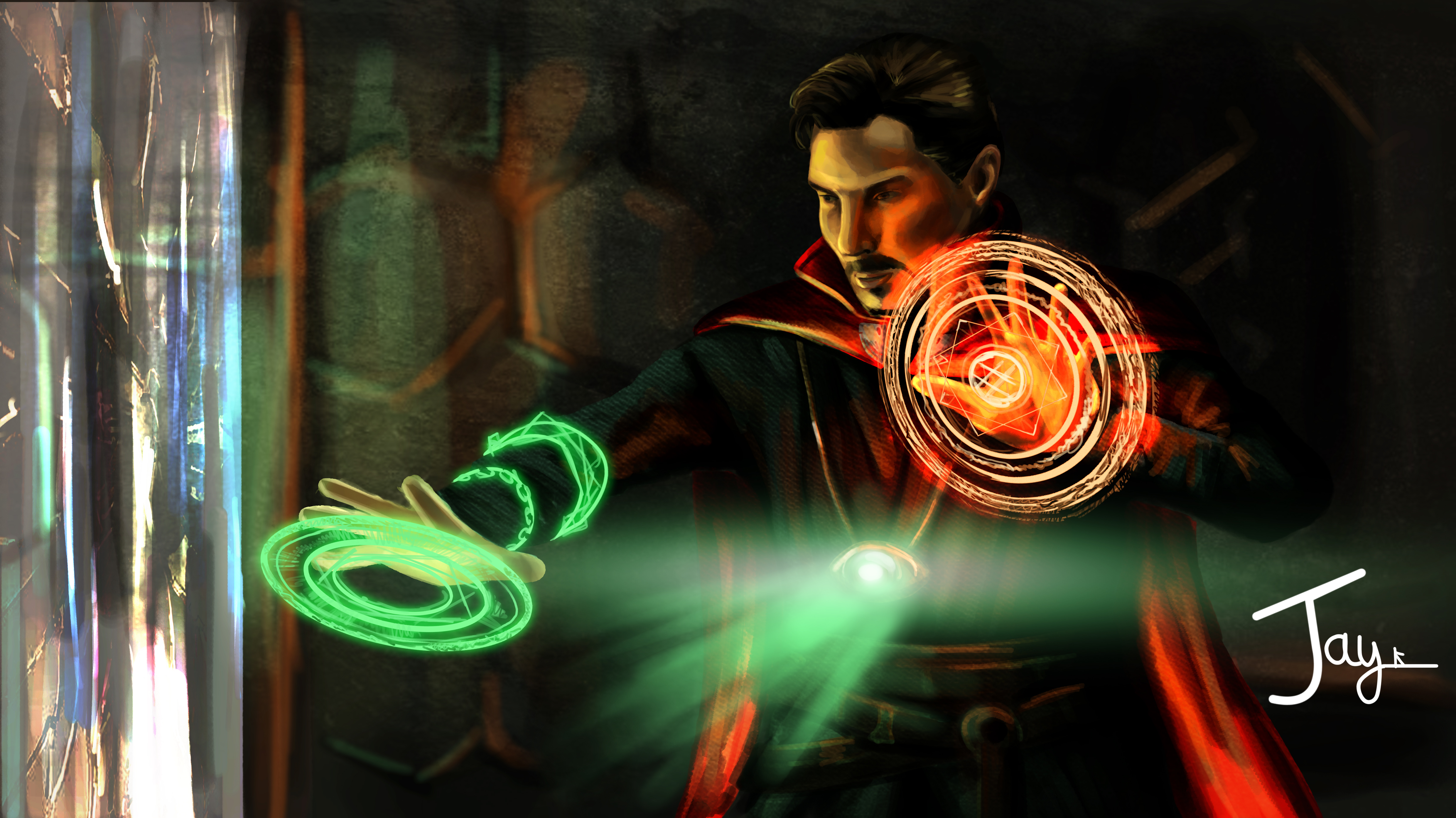 Dr Strange Neon Wallpapers - Wallpaper Cave
